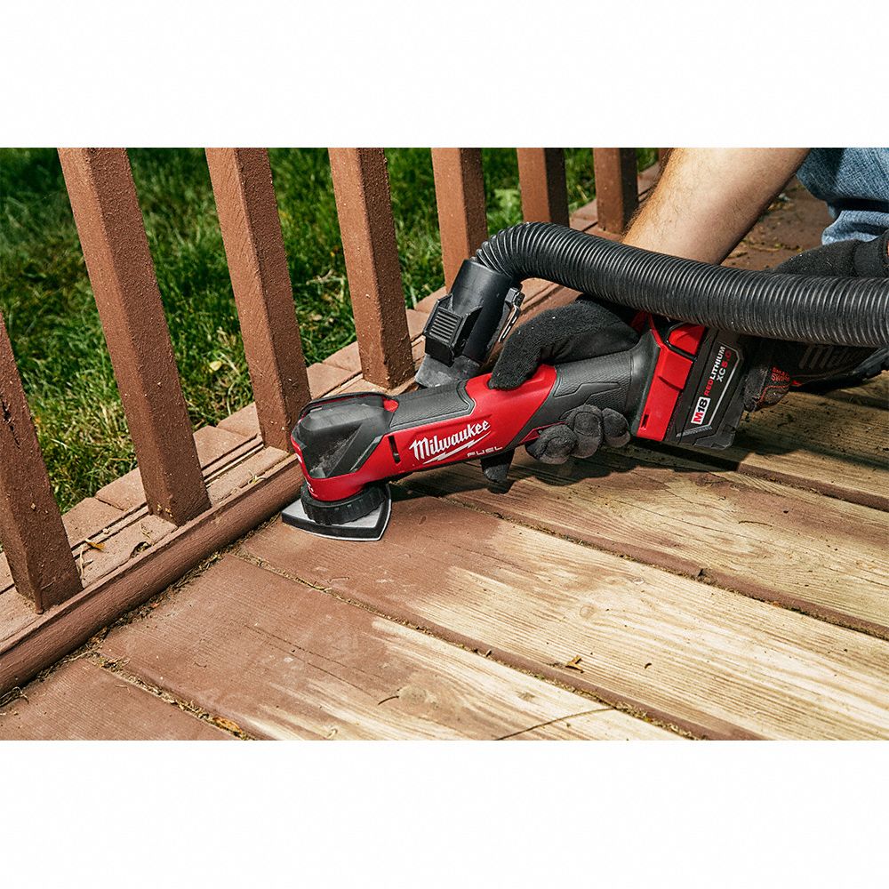 MILWAUKEE Oscillating Multi Tool Dust Extractor Attachment: Sanding, 1 ...