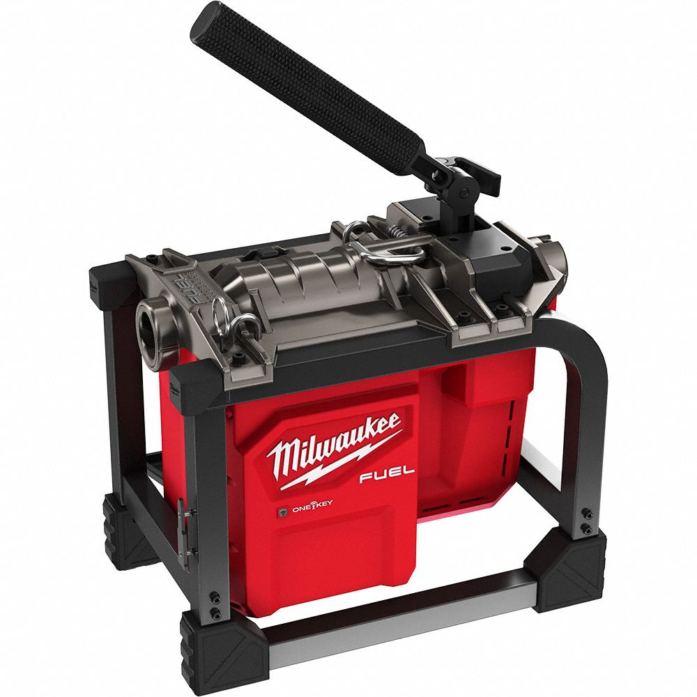 MILWAUKEE Sectional Drain Cleaning Machine: 1 1/4 in to 6 in Drain Line ...