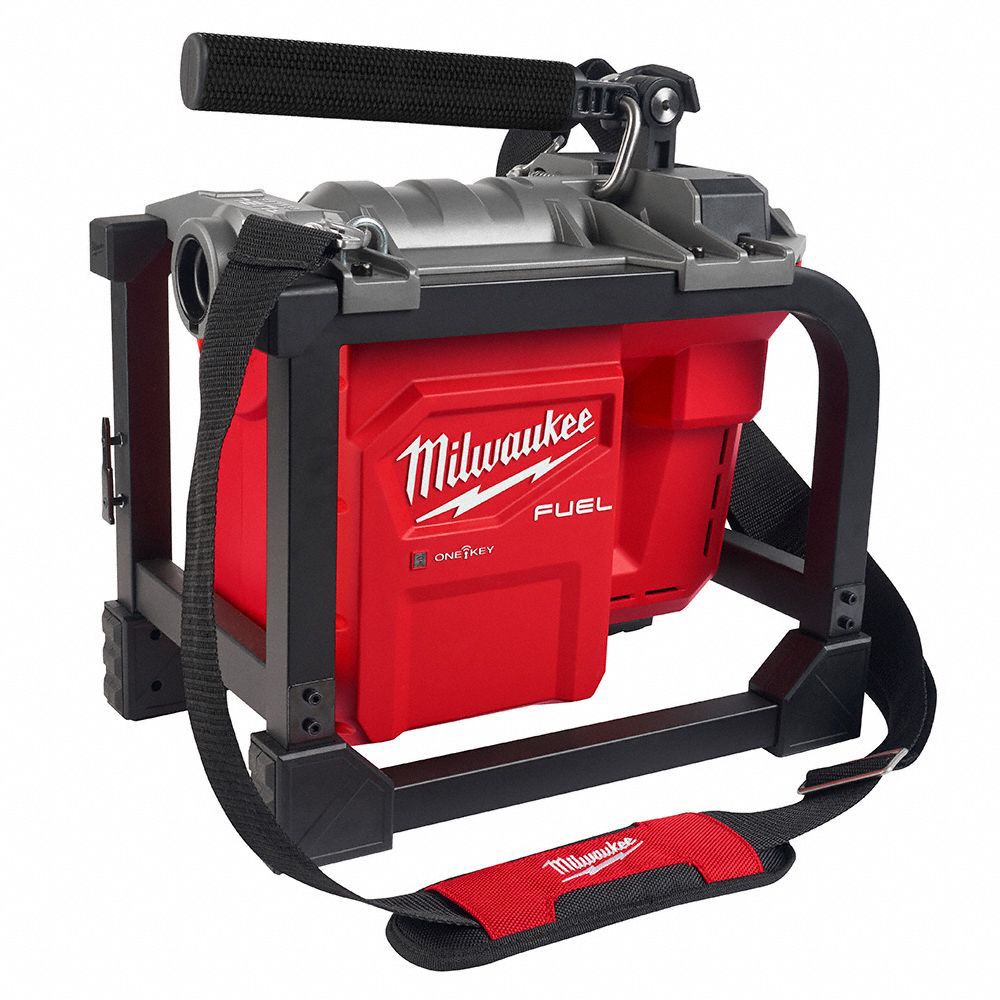 MILWAUKEE, Cordless, M18, Sectional Drain Cleaning Machine - 60RK72 ...