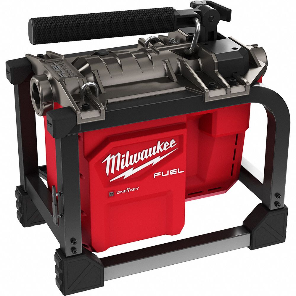 MILWAUKEE Sectional Drain Cleaning Machine: 1 1/4 in to 6 in Drain Line ...
