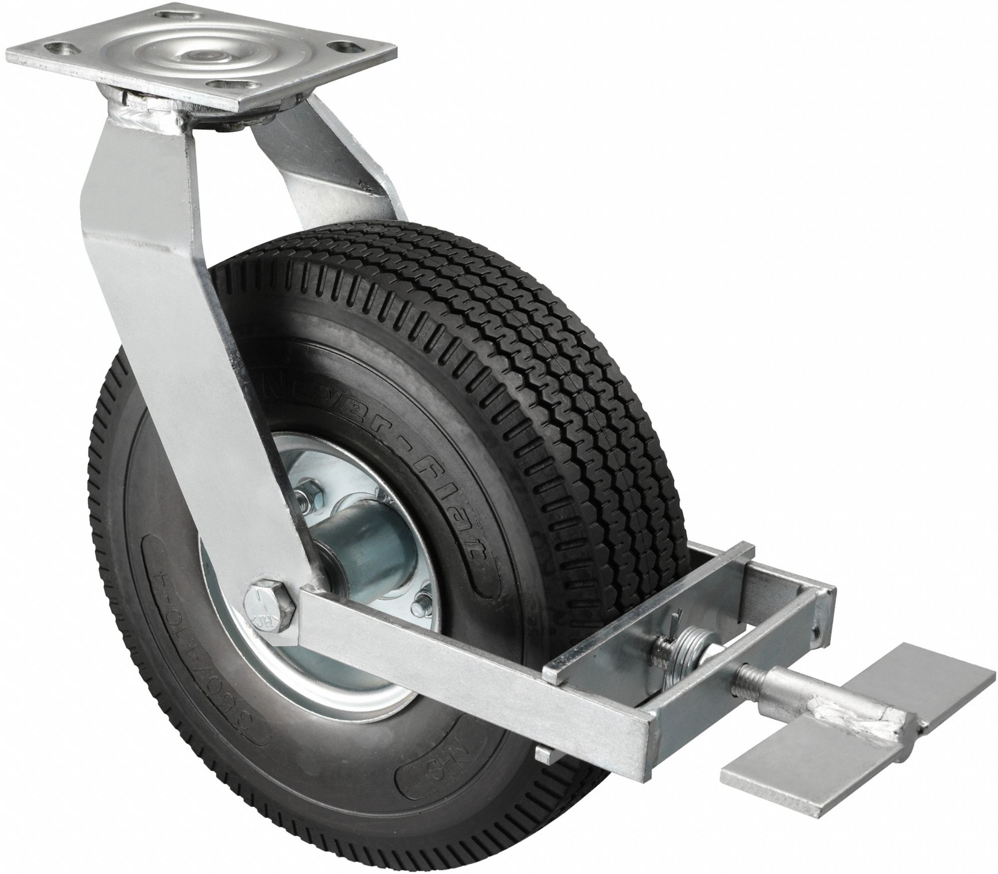 ALBION, Swivel, Face Brake, Plate Caster - 60RM55|16NF10627SF - Grainger