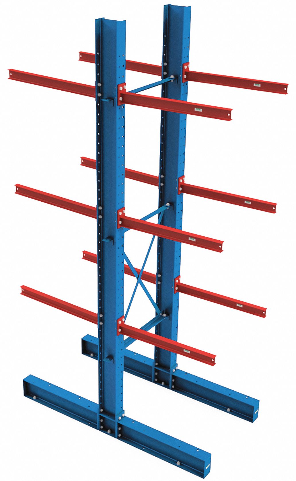 STEEL KING, 48 in x 144 in, 13,010 lb Capacity, Cantilever Rack ...