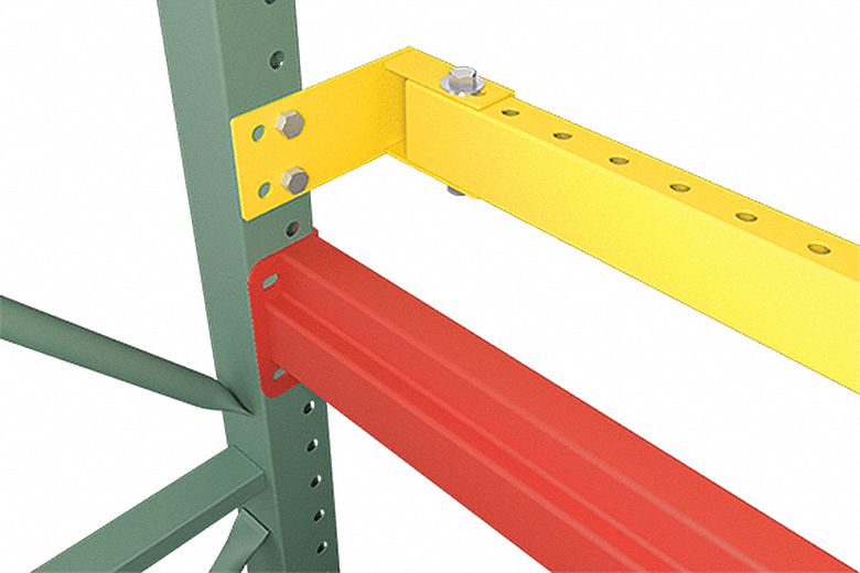 STEEL KING Pallet Rack Stop Beam - 60TC86|PLBM3.4096YW - Grainger