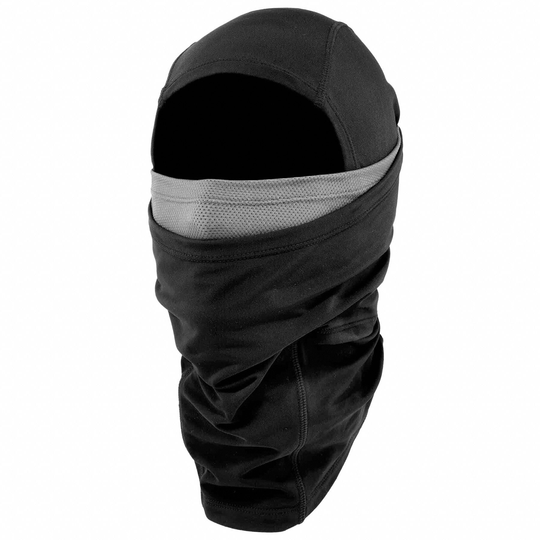 ERGODYNE Balaclava: Balaclava, Black, Universal, Balaclava, Nylon ...