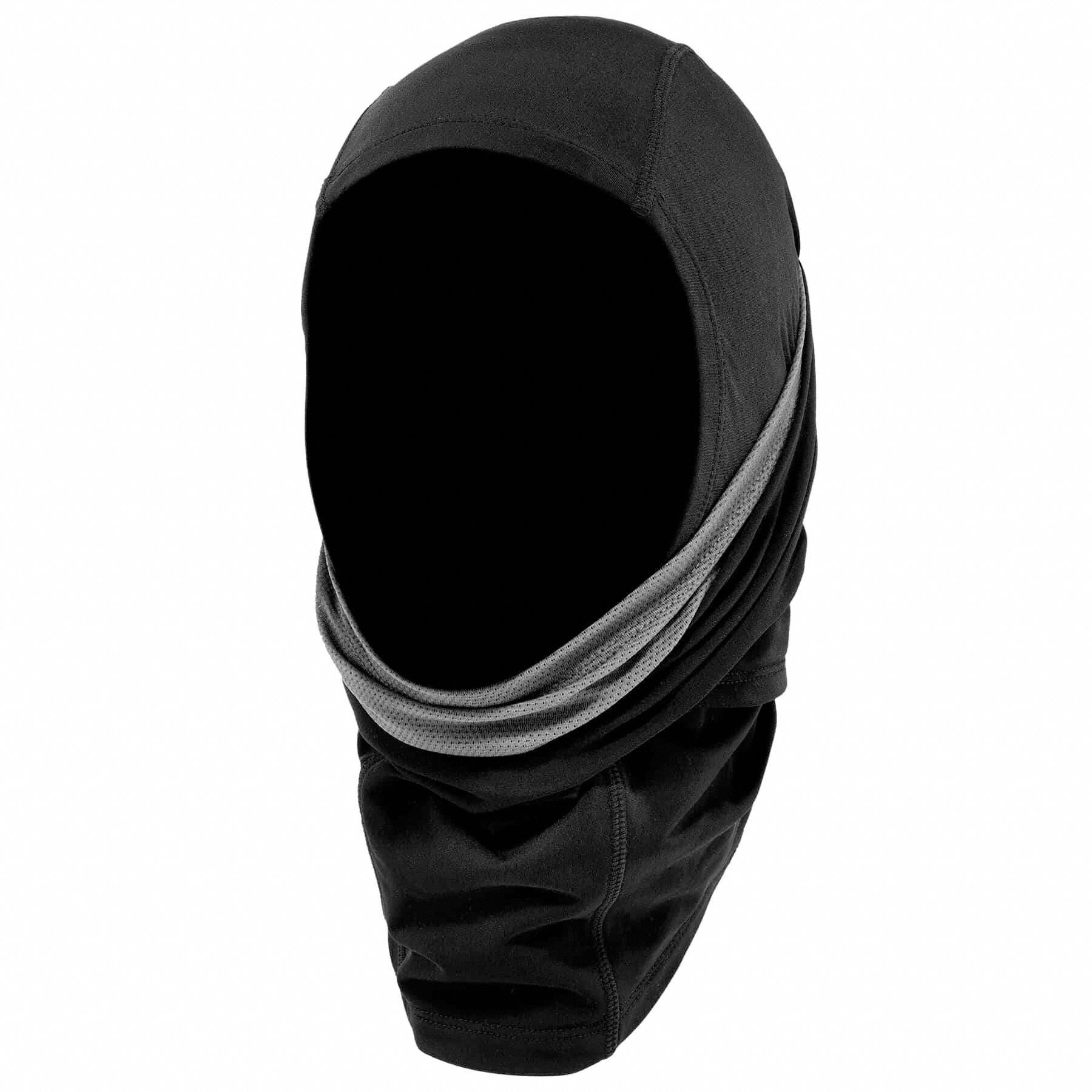 ERGODYNE Balaclava: Balaclava, Black, Universal, Balaclava, Nylon ...
