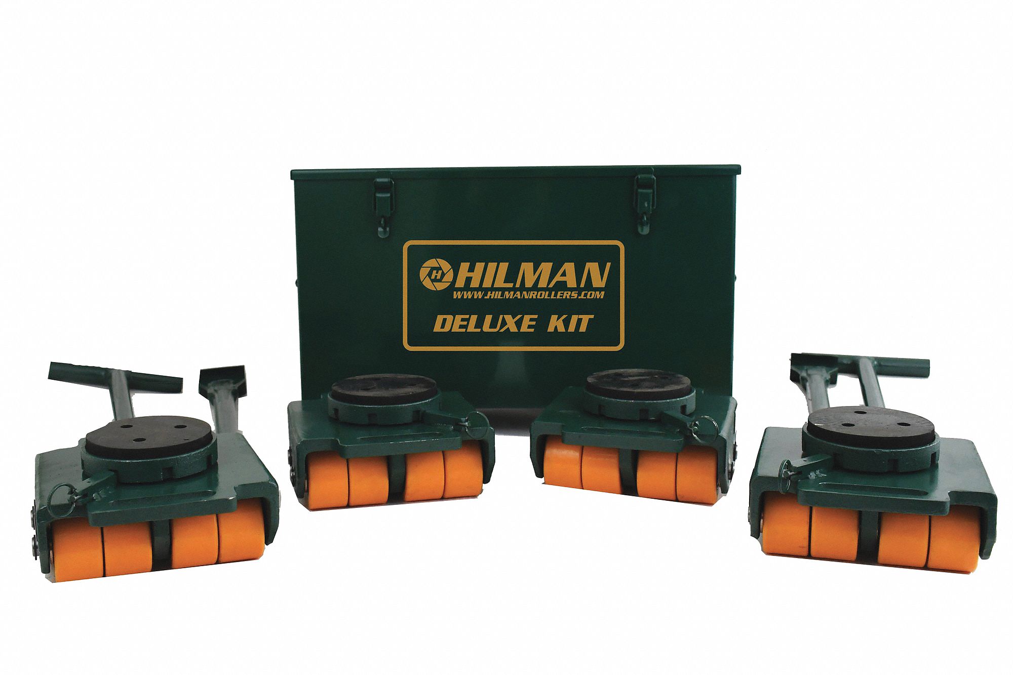 HILMAN ROLLERS, 24 ton Load Capacity, 5 39/64 in Deck Ht, Bull Dolly Kit - 60TR66|KBSP-24P ...