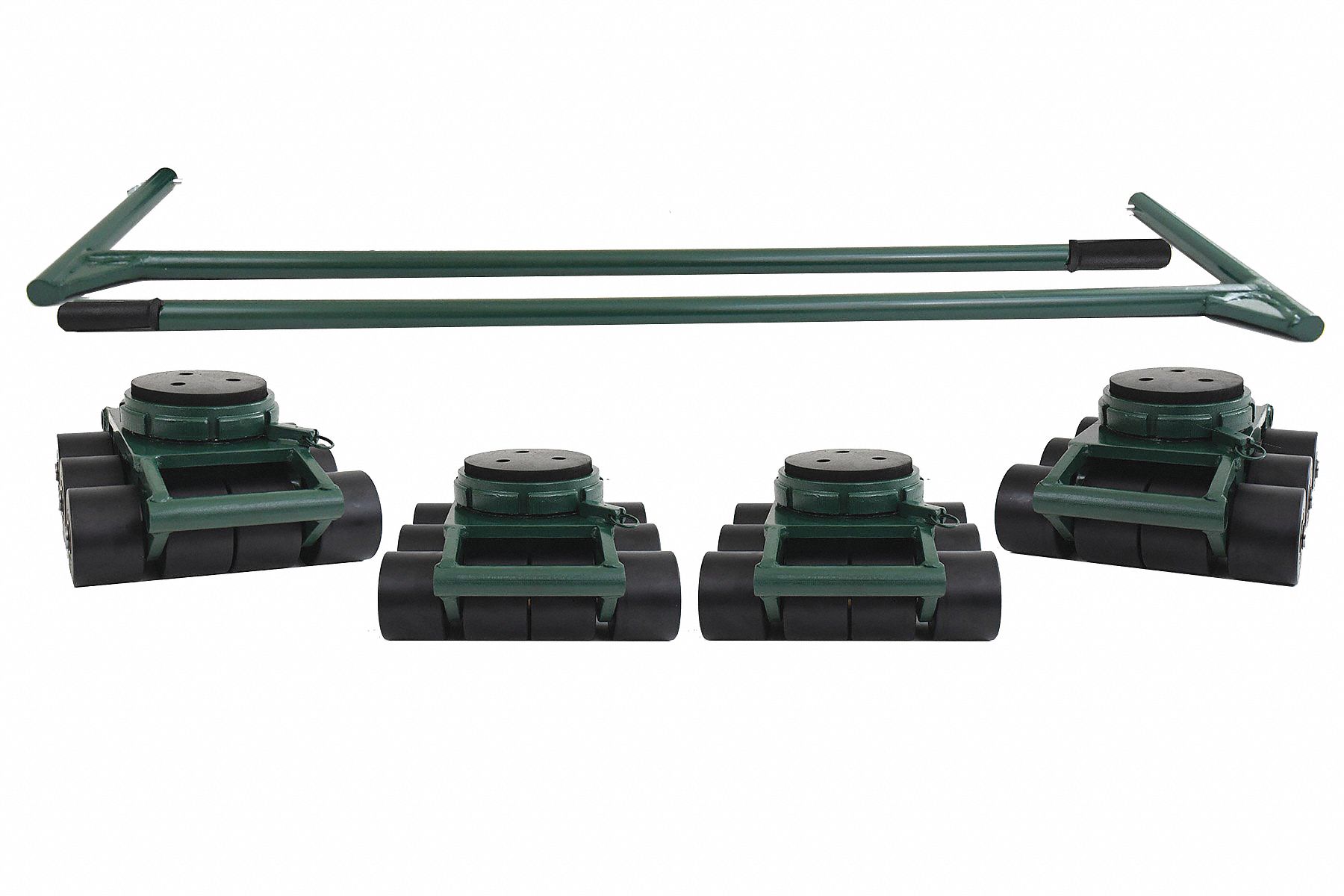 HILMAN ROLLERS, 72 ton Load Capacity, 7 55/64 in Deck Ht, Bull Dolly ...