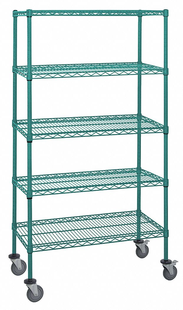 QUANTUM STORAGE SYSTEMS, 24 in x 36 in x 80 in, Dry/Wet, Mobile Stem ...