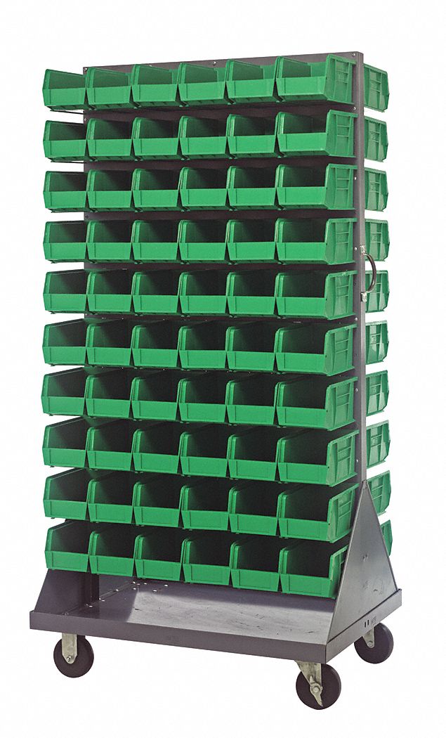 QUANTUM STORAGE SYSTEMS, 36 in x 24 in x 72 in, 120 Bins Included ...