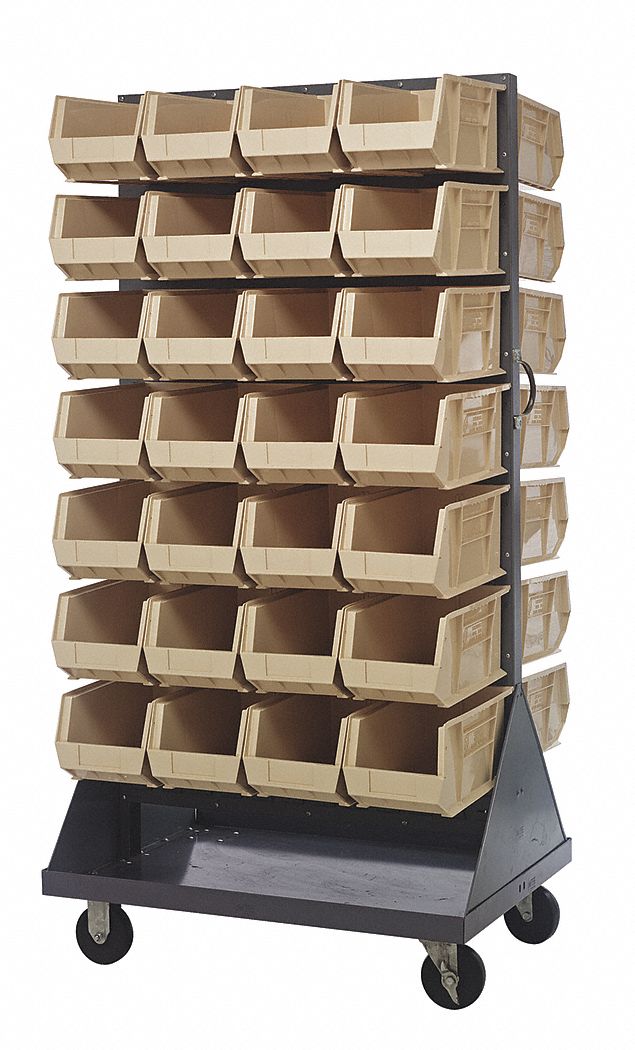 QUANTUM STORAGE SYSTEMS, 36 in x 24 in x 72 in, 56 Bins Included ...