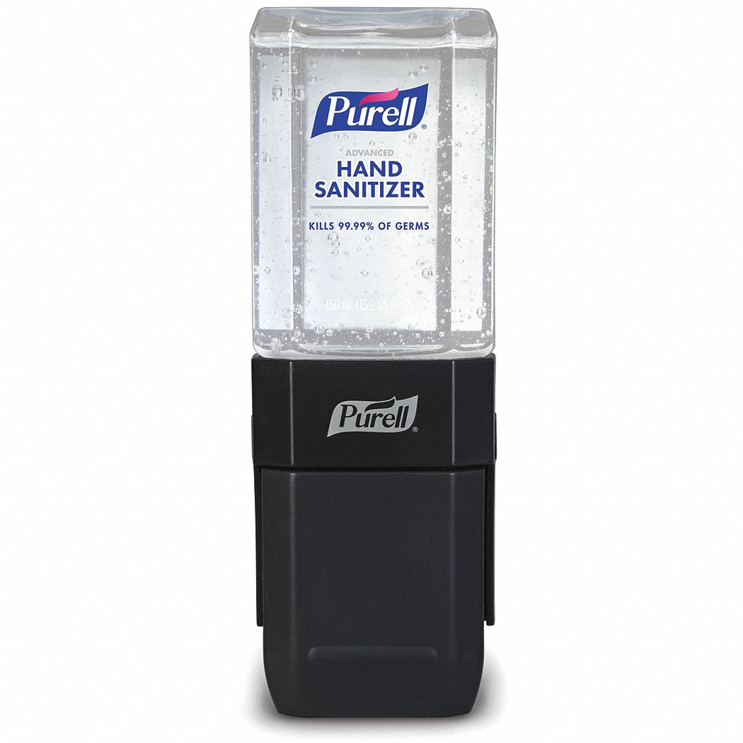 PURELL Hand Sanitizer Dispenser Starter Kit: Purell, Gel, 450 mL Refill ...