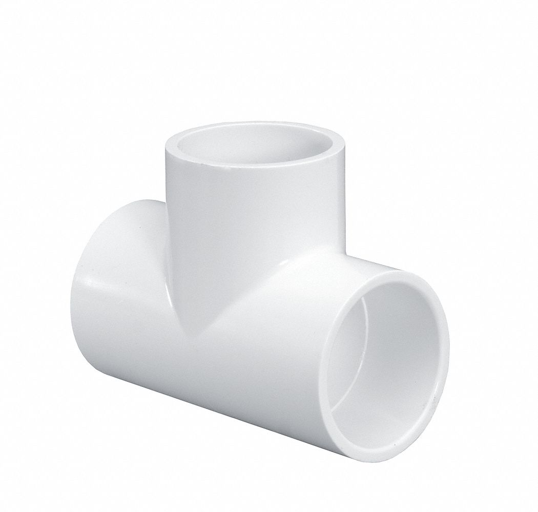 Schedule 40, PVC, Tee Pipe Fitting - 60UC17|401120 - Grainger