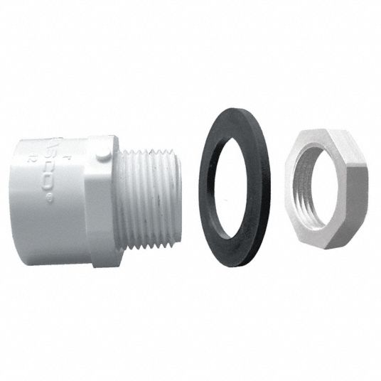 Schedule 40, PVC, Pipe Adapter - 60UD49|H436010 - Grainger