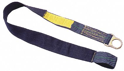 MSA, 5 ft Overall Lg, Steel, Anchor Strap - 60UH02|10023487 - Grainger