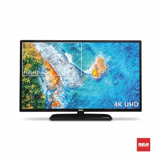 RCA COMMERCIAL, 43 in Diagonal Screen Size, 120 Hz Screen Refresh Rate ...