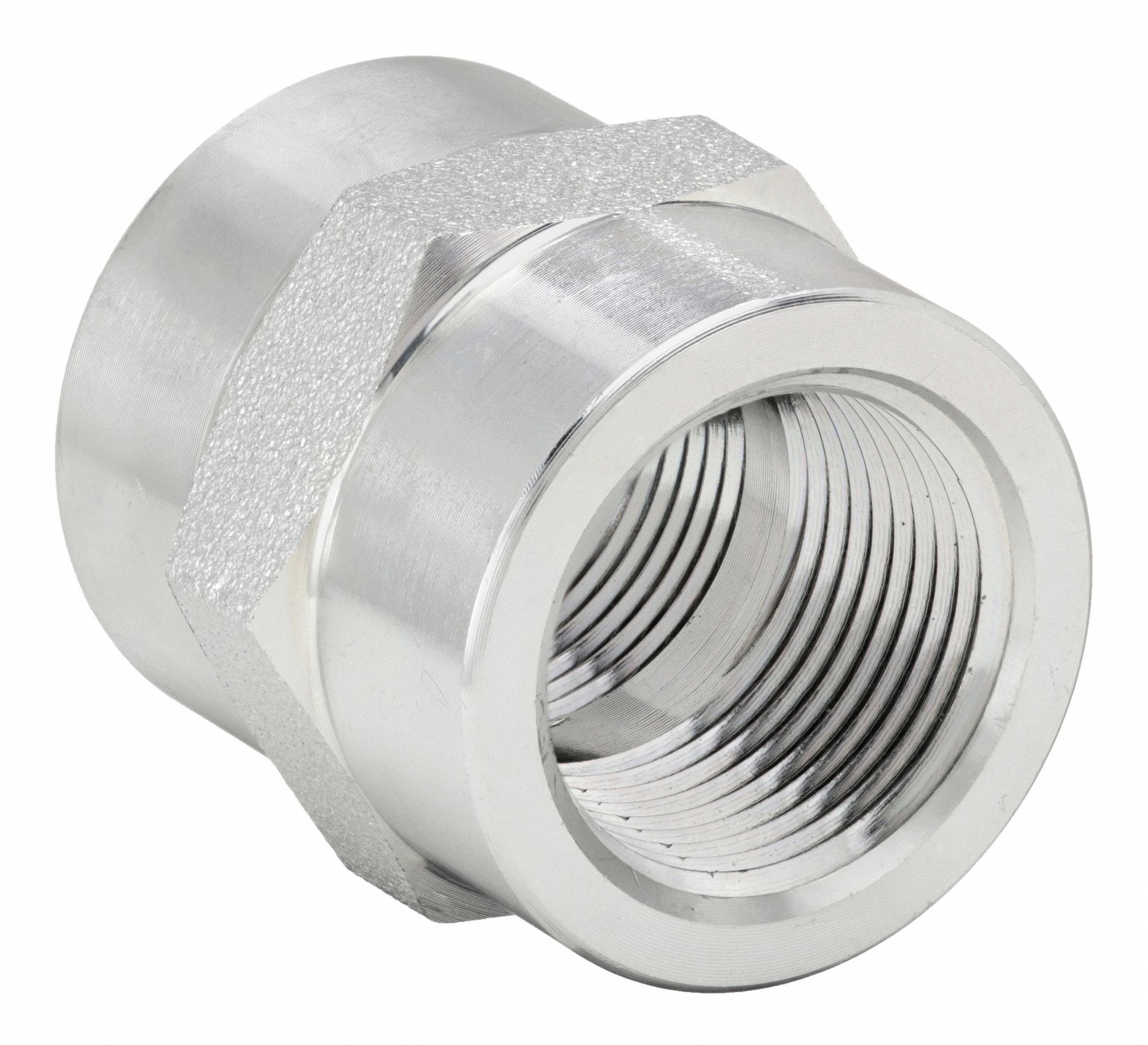 Steel, 1/2 in x 1/2 in Fitting Pipe Size, Coupling - 60UT65|1/2 GG-S ...