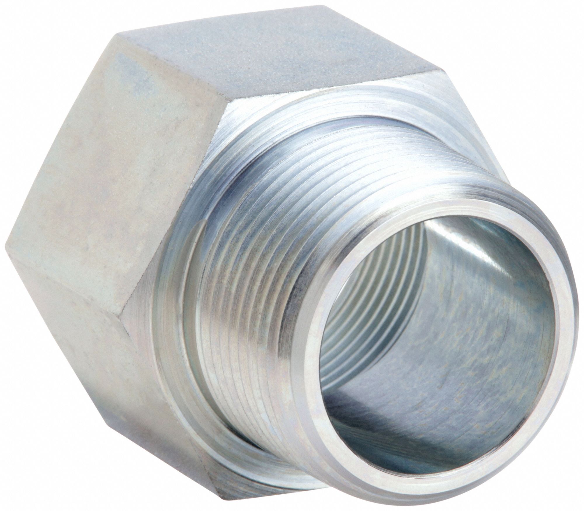 Steel, 1 in x 1 in Fitting Pipe Size, Straight Adapter - 60UW28|1-16 ...