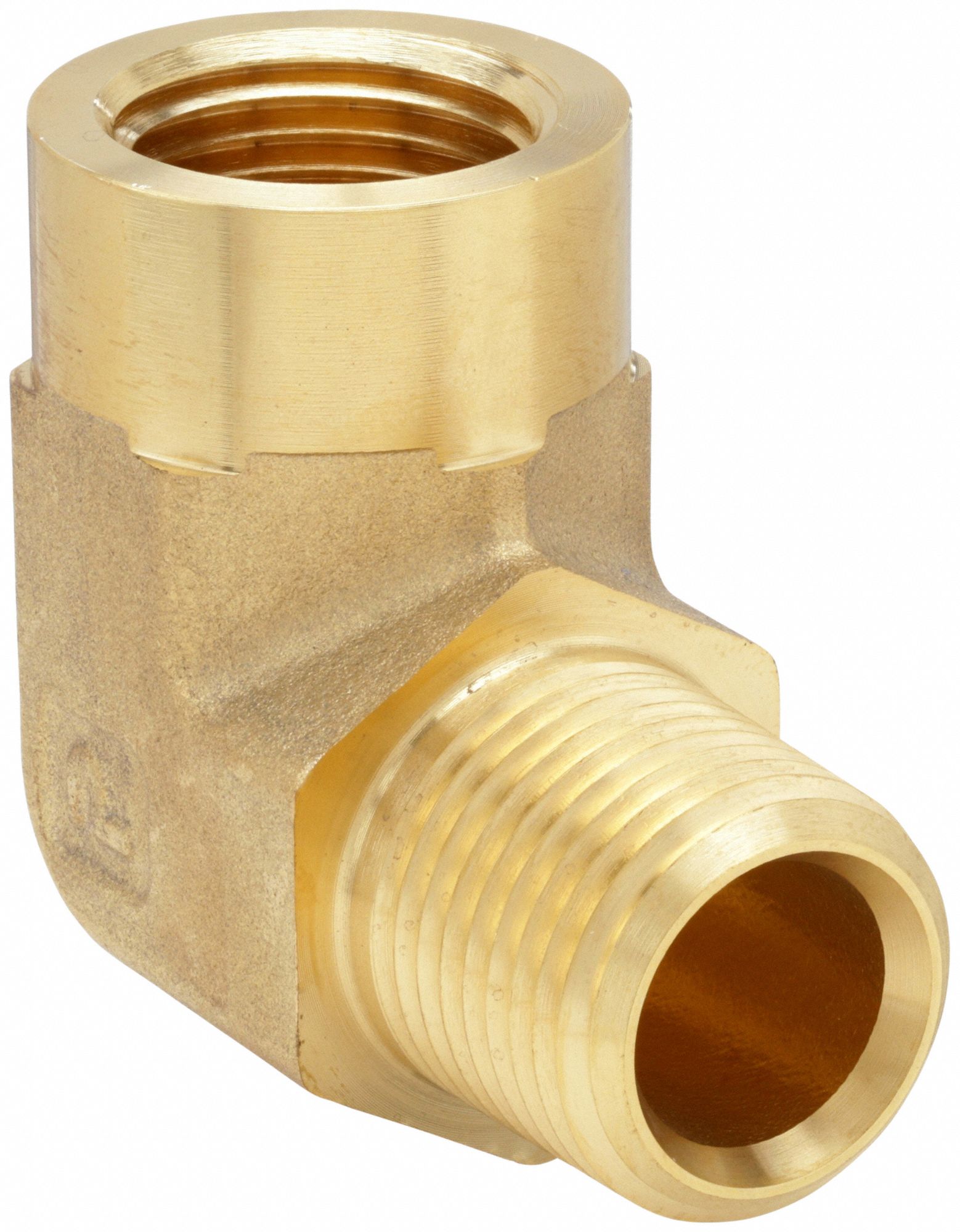 Brass, 3/8 in x 3/8 in Fitting Pipe Size, 90° Street Elbow - 60UY77|3/8 CD-B - Grainger