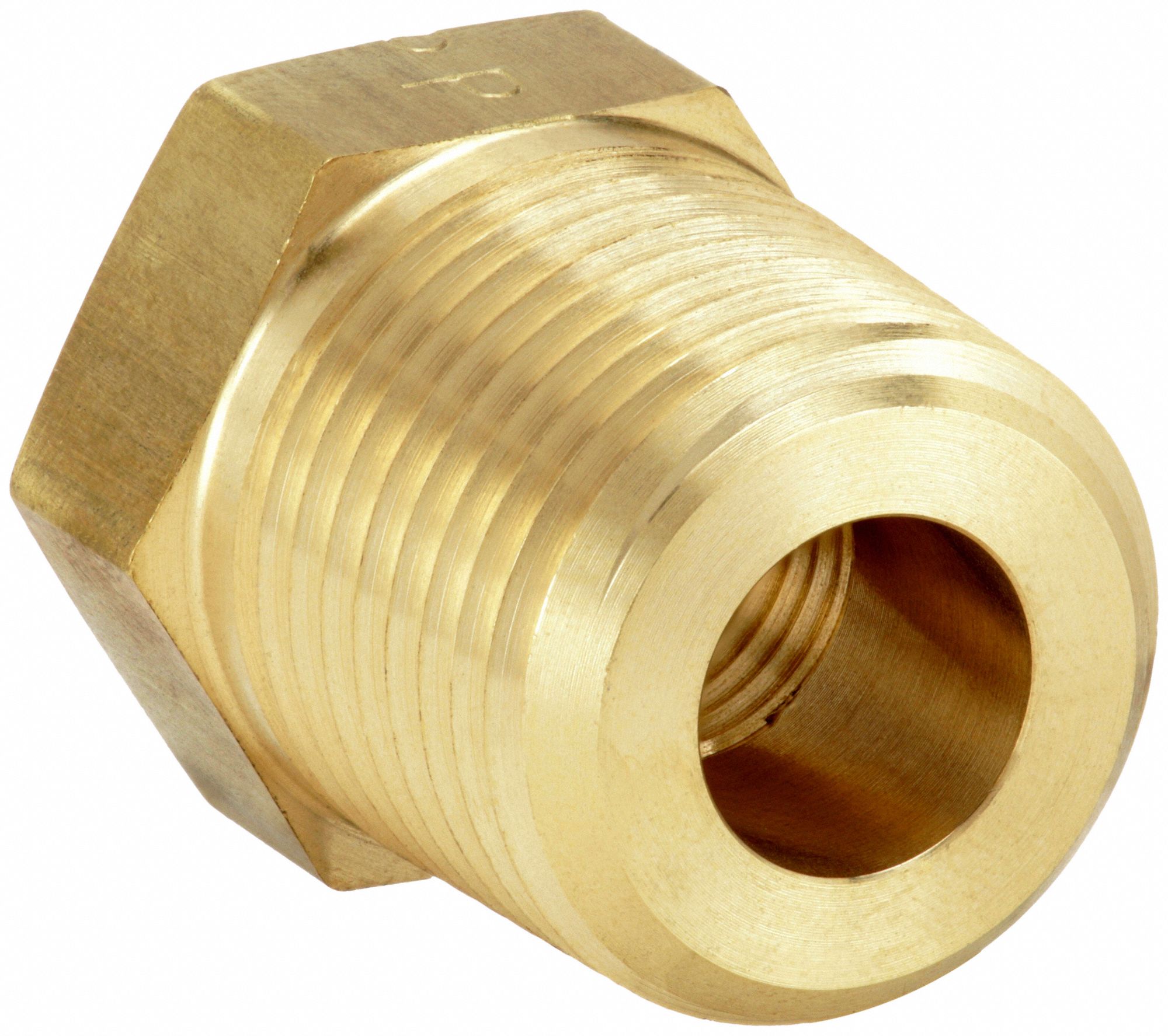 Brass, 1/2 in x 1/4 in Fitting Pipe Size, Reducing Adapter - 60UT94|1/2 ...