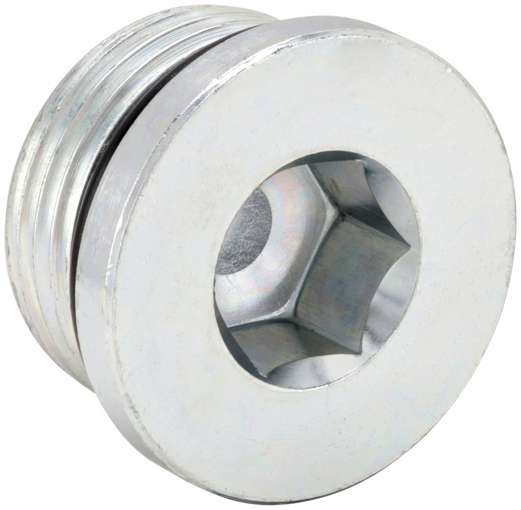 Steel, 5/8 in Fitting Pipe Size, Hollow Hex Plug - 60UW05|10 HP5ON-S ...