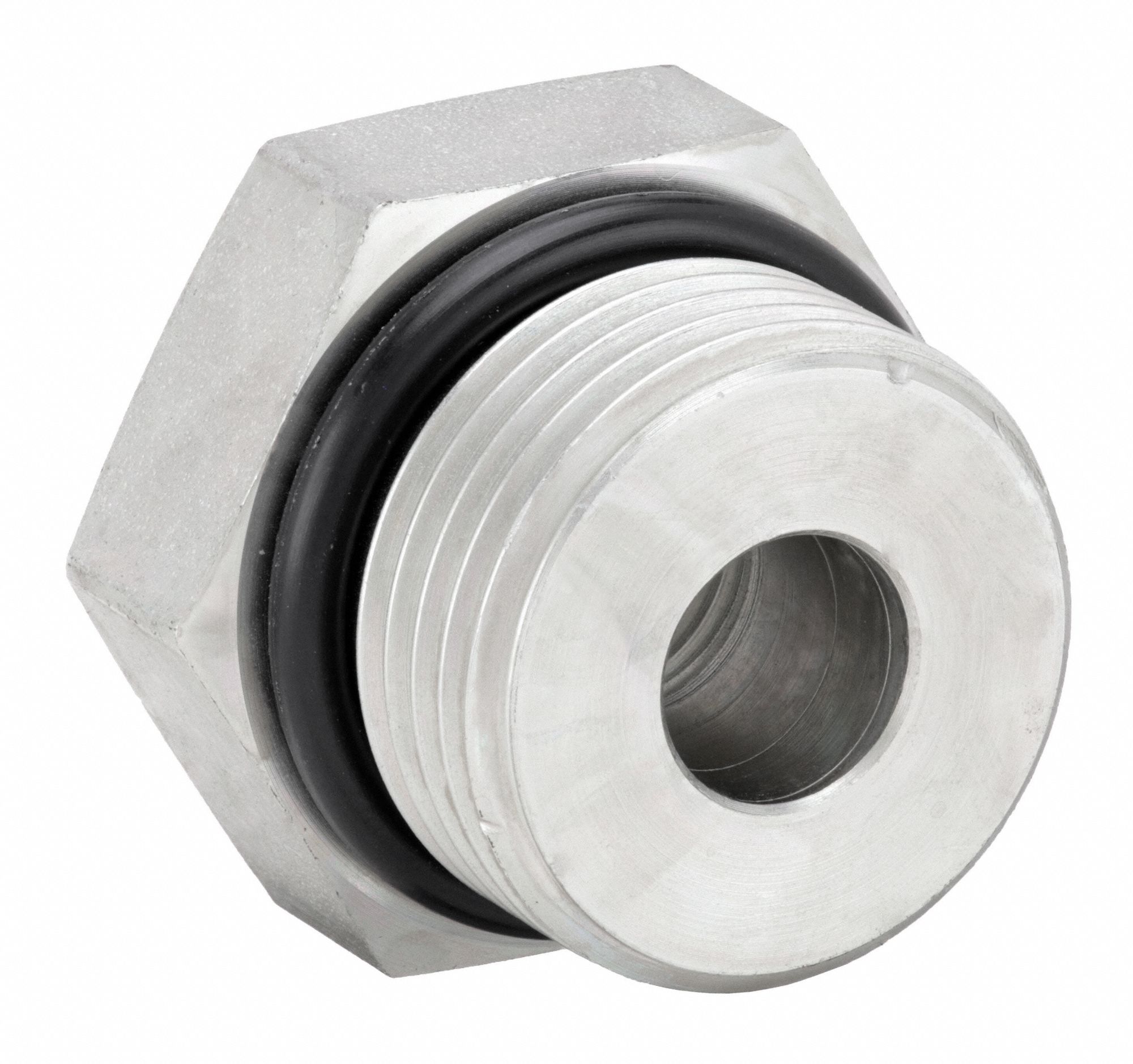 Steel, 1 in x 1 1/2 in Fitting Pipe Size, Straight Adapter - 60UW73|16 ...