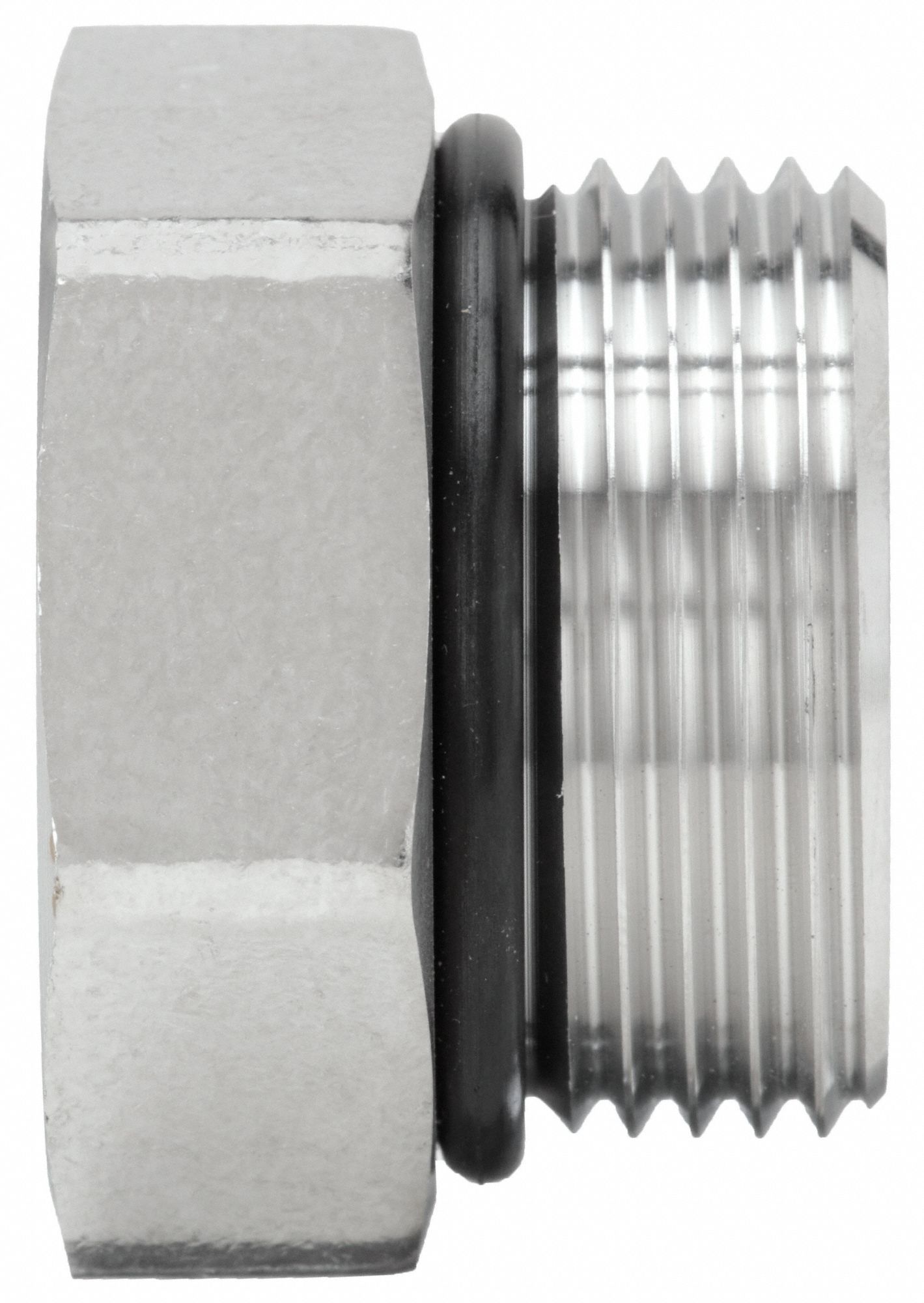 PARKER Hex Head Plug: 316 Stainless Steel, 1 1/2 in Fitting Pipe Size ...