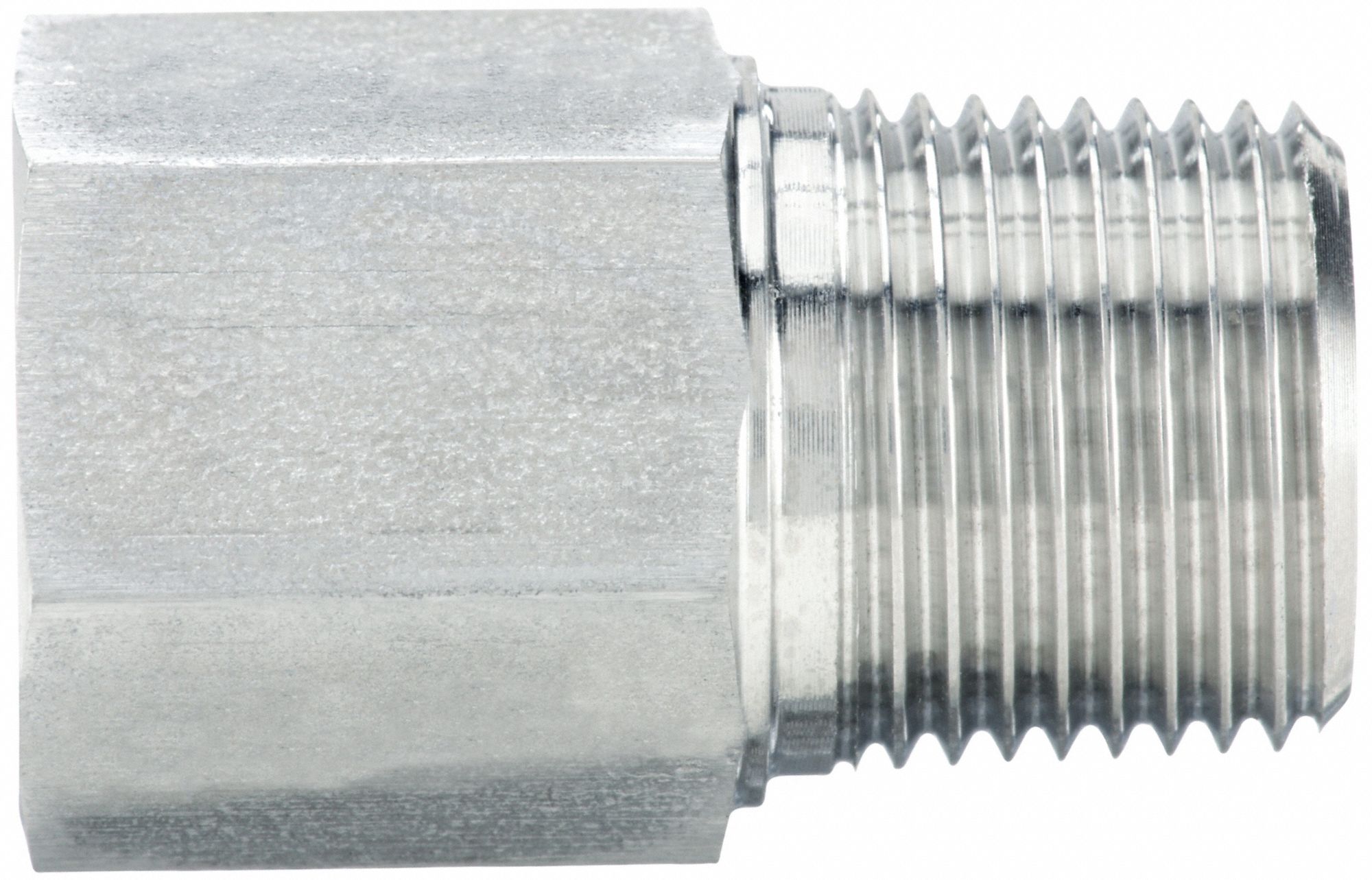 PARKER Reducing Adapter: 316 Stainless Steel, 1/2 in x 1/4 in Fitting ...