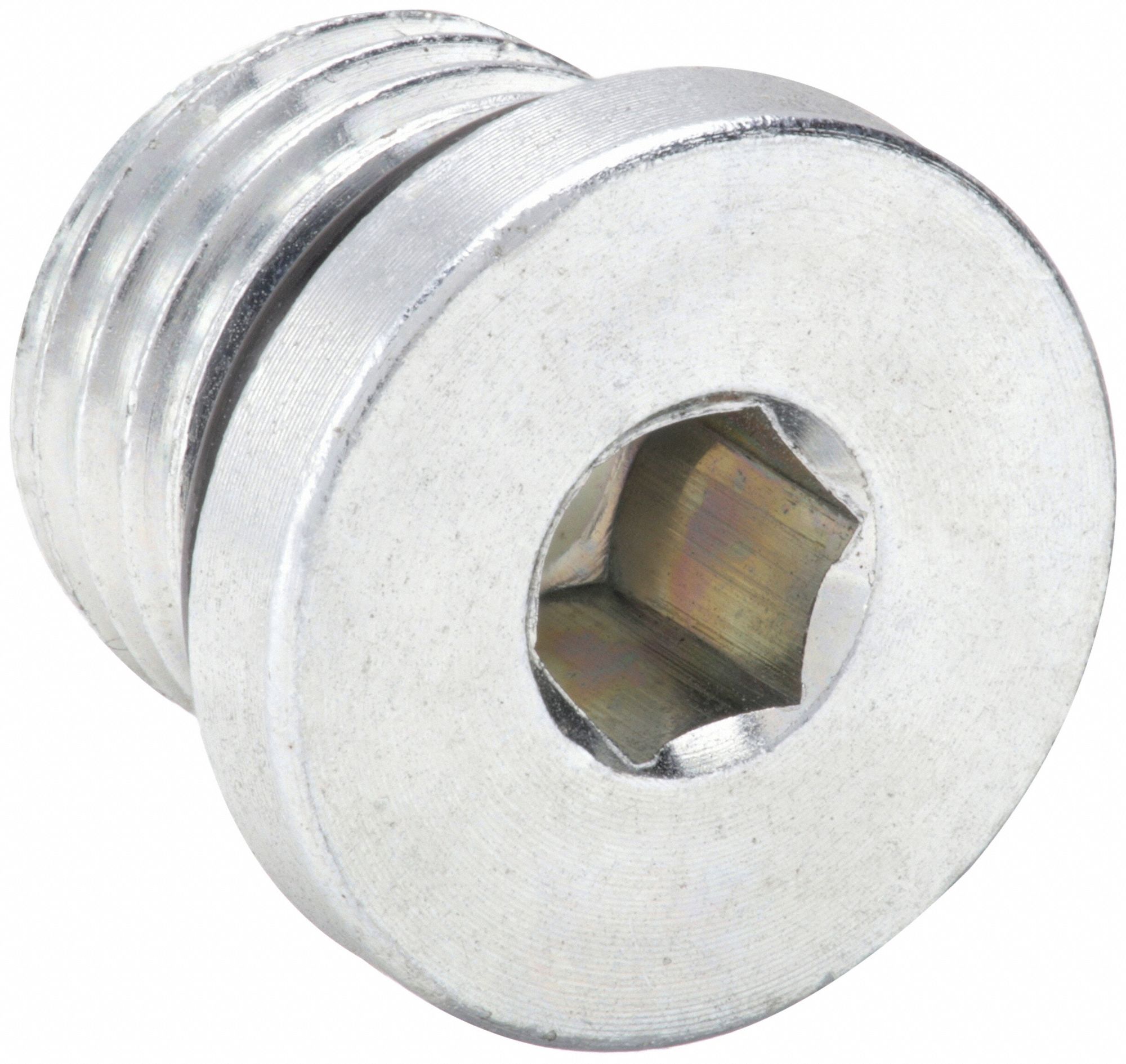 Steel, 1/4 in Fitting Pipe Size, Hollow Hex Plug - 60UZ82|4 HP5ON-S ...