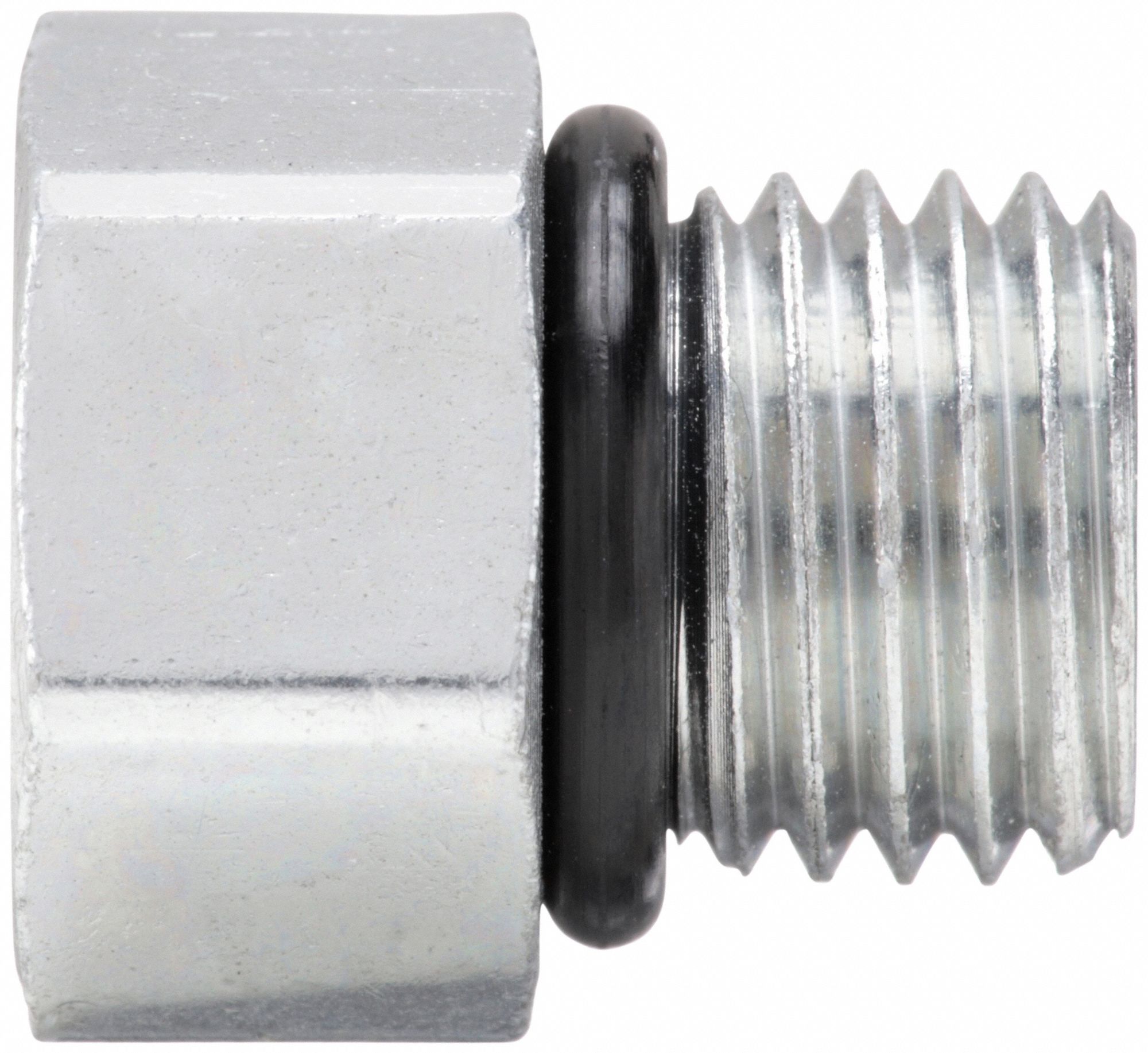 PARKER Hex Head Plug: Steel, 1/8 in Fitting Pipe Size, Male SAE-ORB, 9/ ...