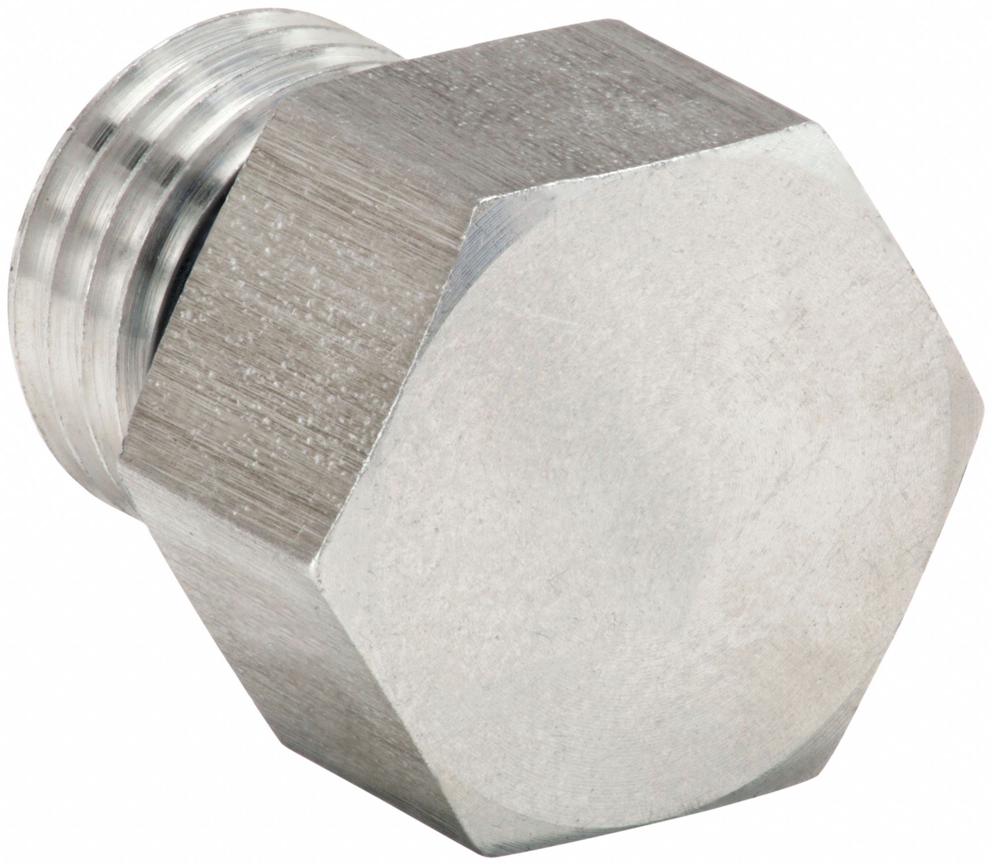 316 Stainless Steel, 1/4 in Fitting Pipe Size, Hex Head Plug - 60UZ85|4 ...
