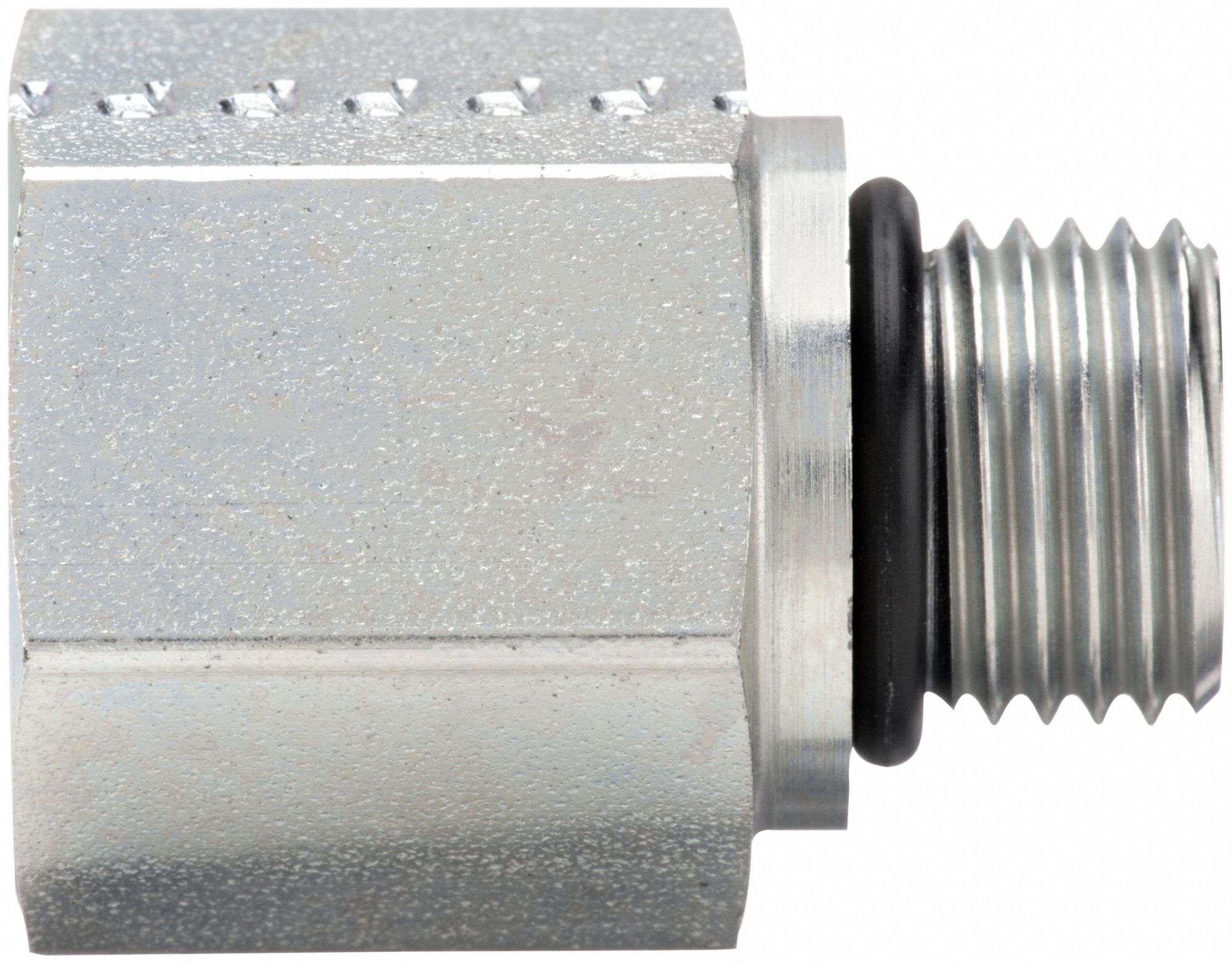 PARKER Straight Reducer/Expander: Steel, 1/2 in x 1/4 in Pipe Size ...