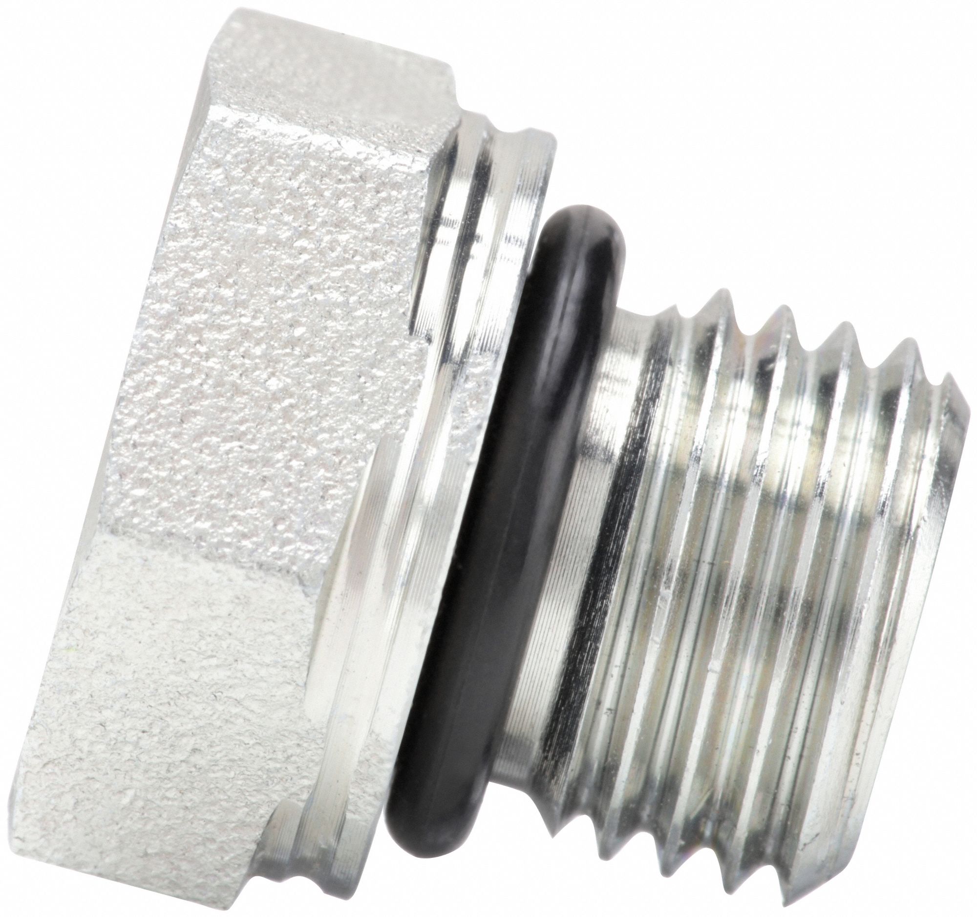 PARKER Hex Head Plug: Steel, 10 mm Fitting Pipe Size, Male Metric ...