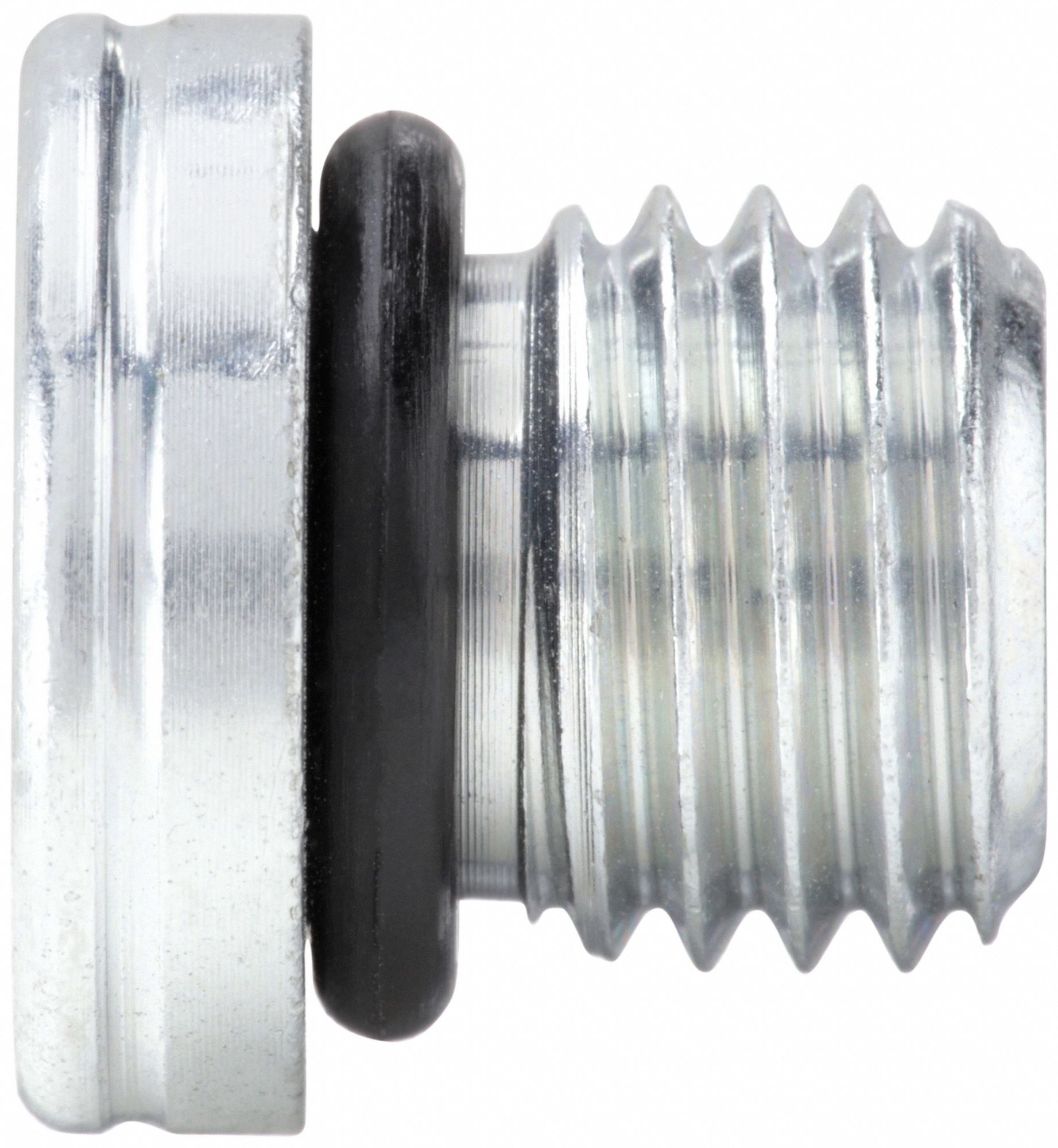 PARKER Hollow Hex Plug: Steel, 12 mm x 1 1/2 in Pipe Size, Male Metric ...