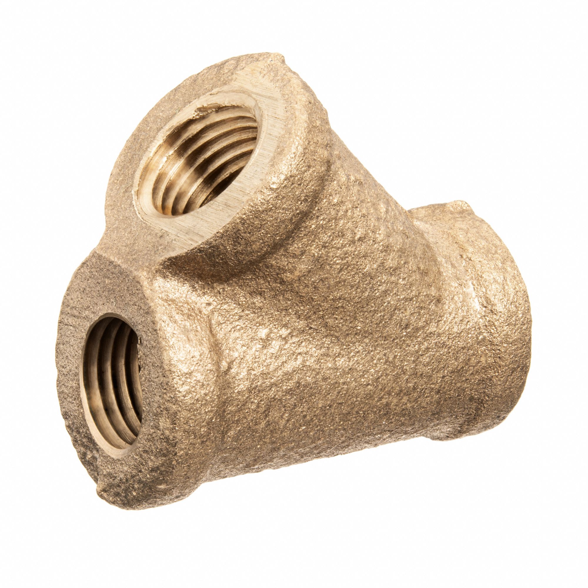 Brass, 1 1/2 in x 1 1/2 in x 1 1/2 in Fitting Pipe Size, Wye - 60VR68 ...