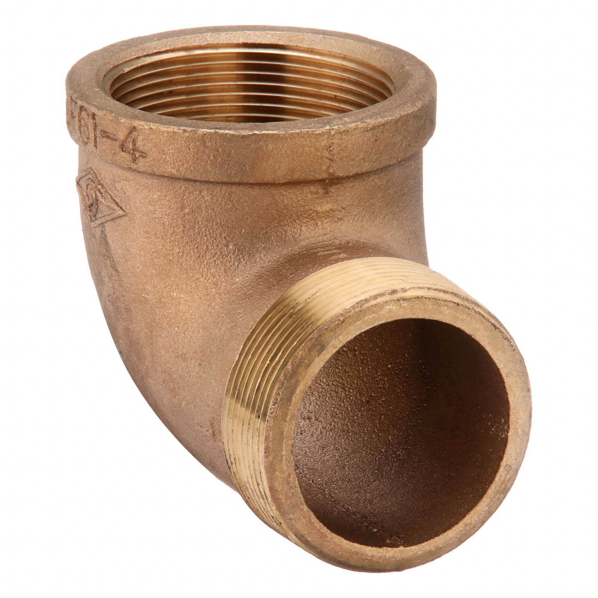Brass, 2 in x 2 in Fitting Pipe Size, 90° Street Elbow - 60VX66|ZUSA-PF ...