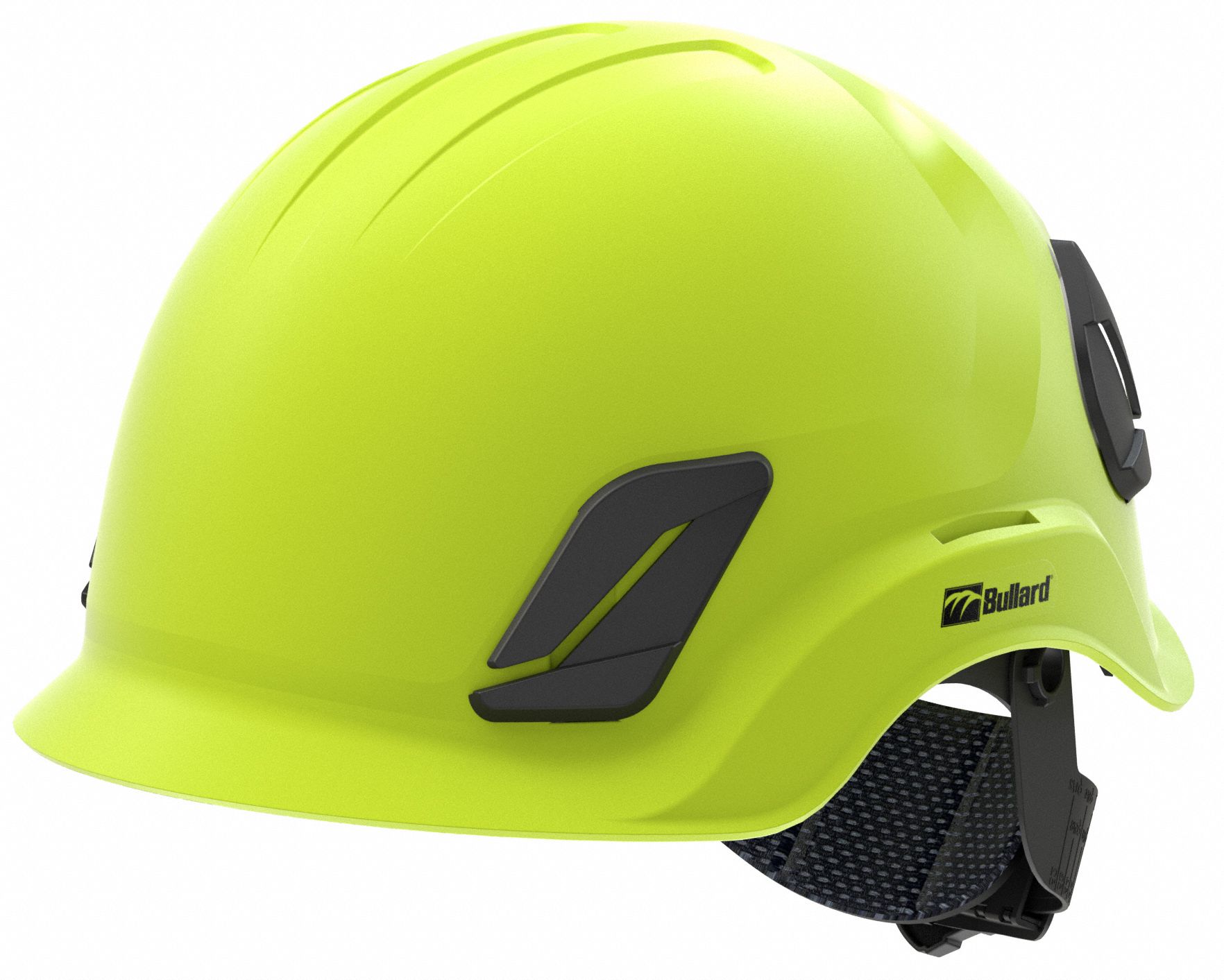 BULLARD, High-Visibility Yellow, No Graphics, Climbing Helmet - 60VZ07 ...