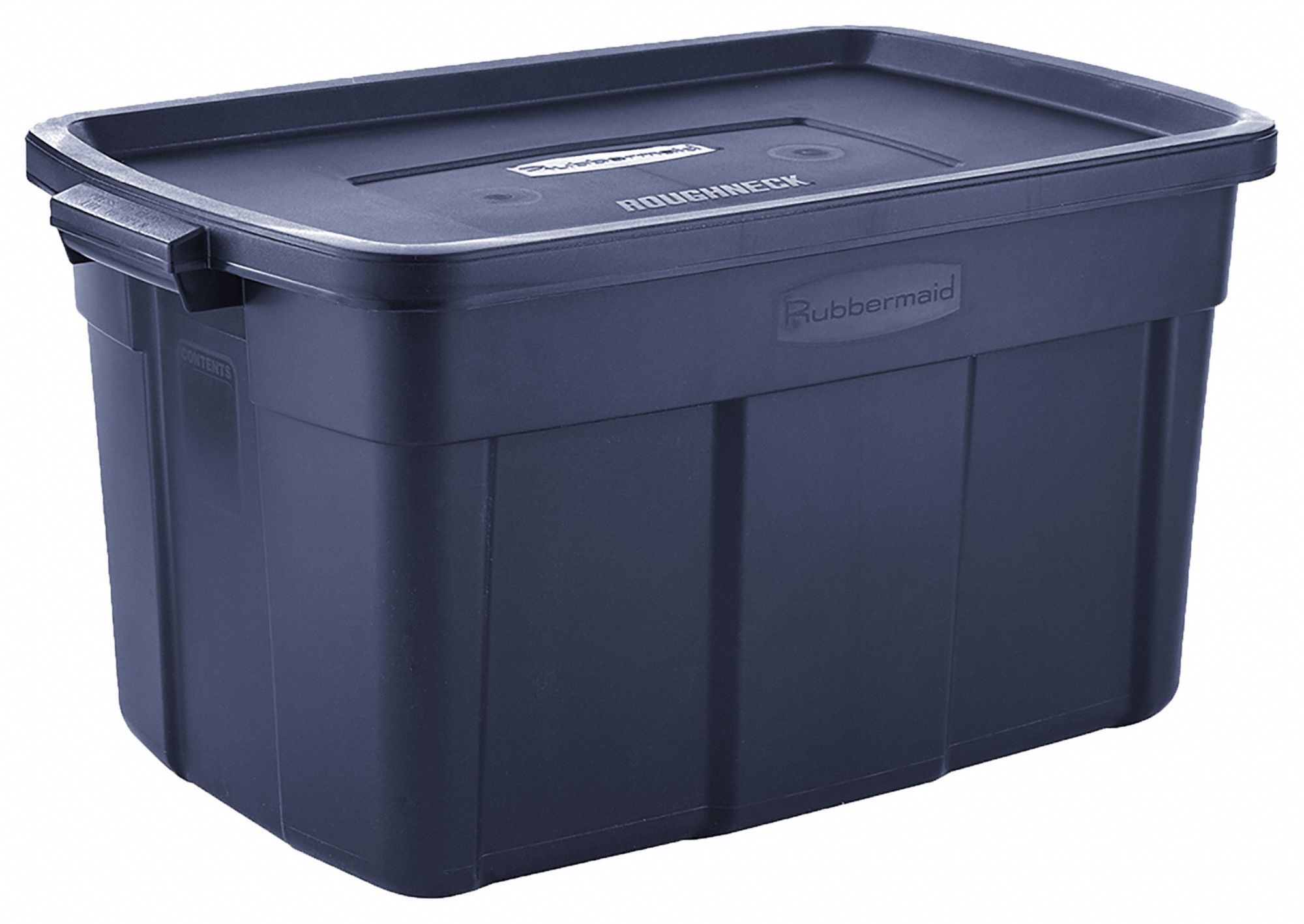 RUBBERMAID, 31 gal, 32 1/4 in x 20 3/8 in x 16 3/4 in, Storage Tote ...