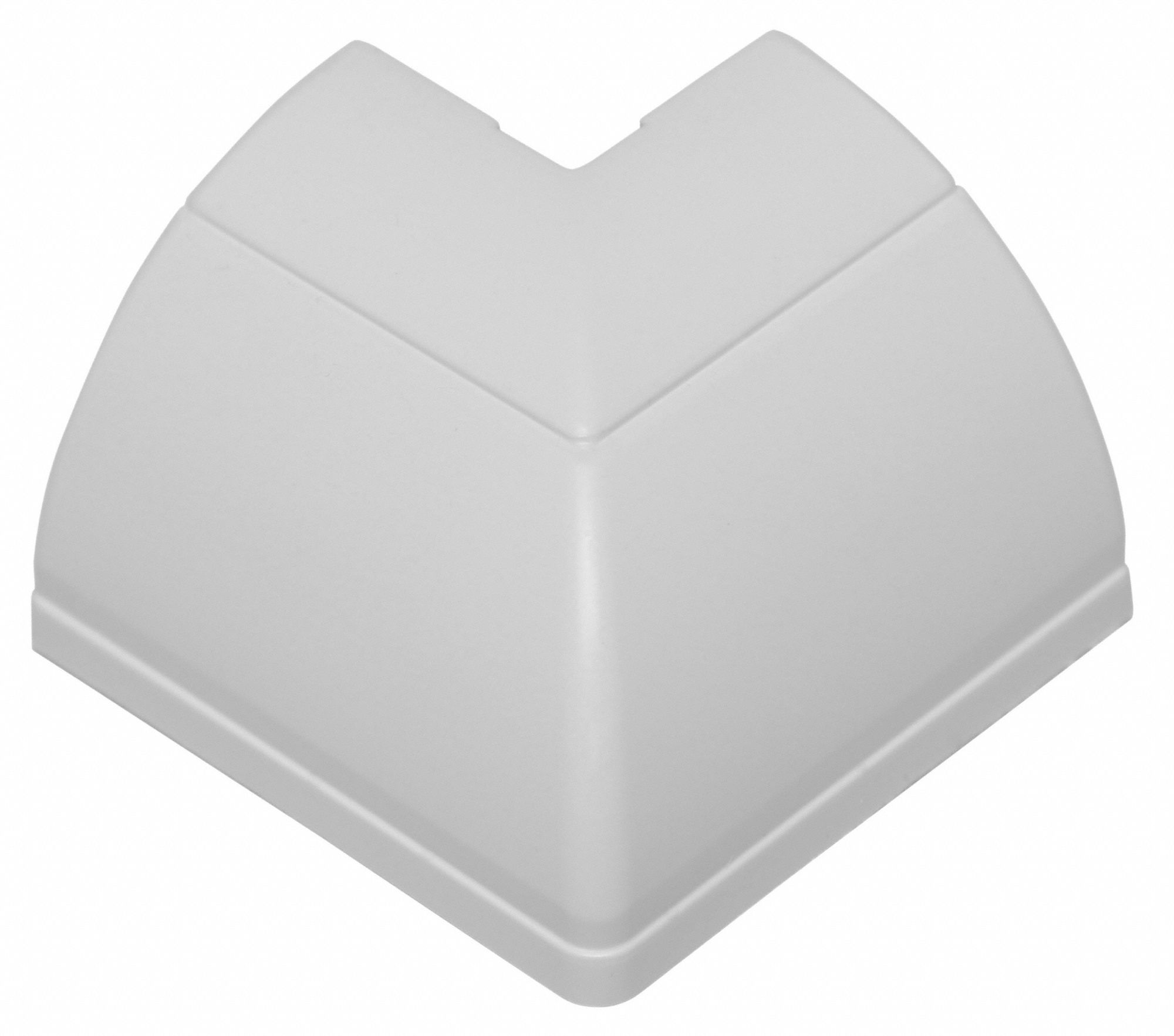 D-LINE, D-Line Quarter Round Raceway, 1 in Wd, 90 Degree External Elbow ...