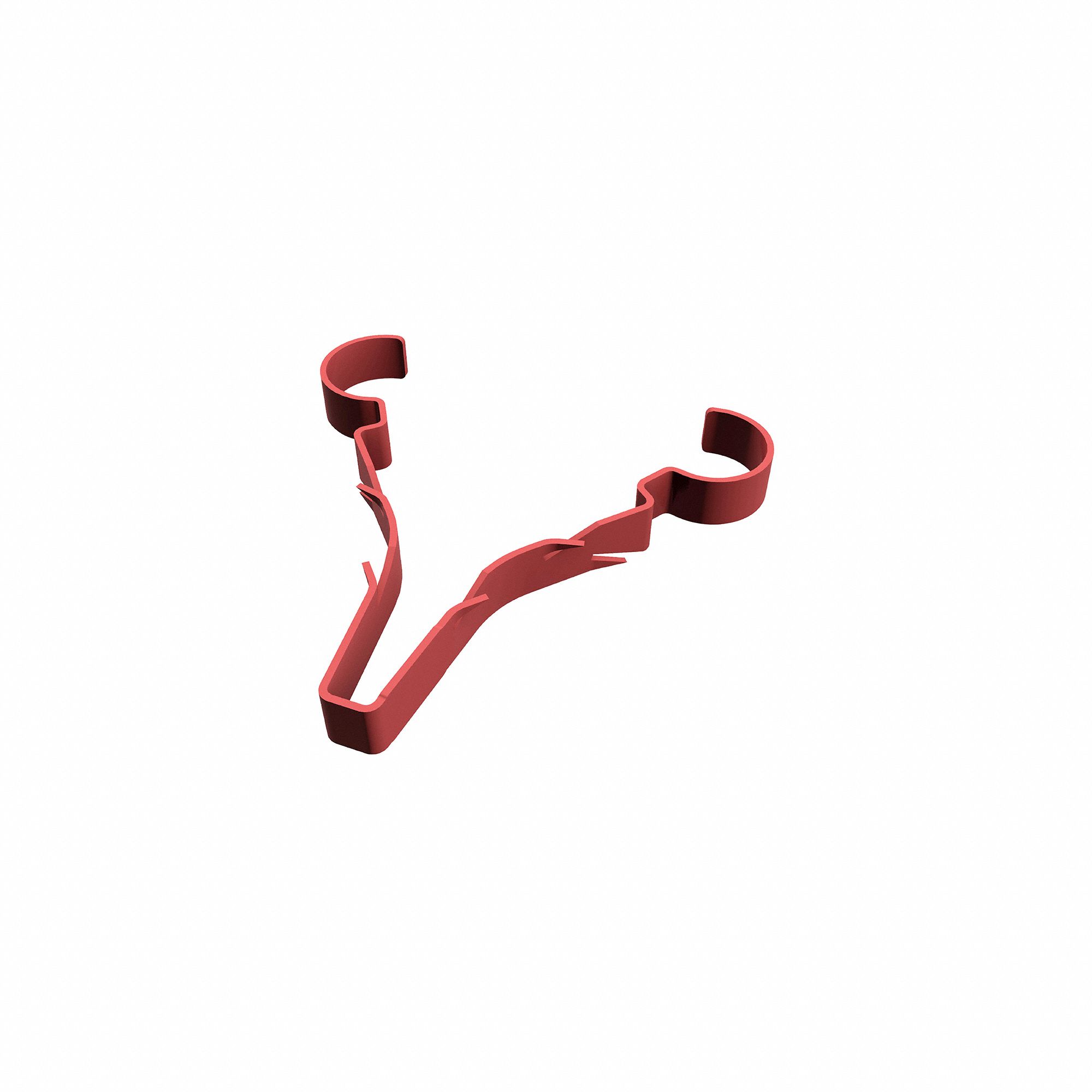 Cable Staple, Series Safe-D(R) Stag Clip, Color Red, PK 50 - Grainger