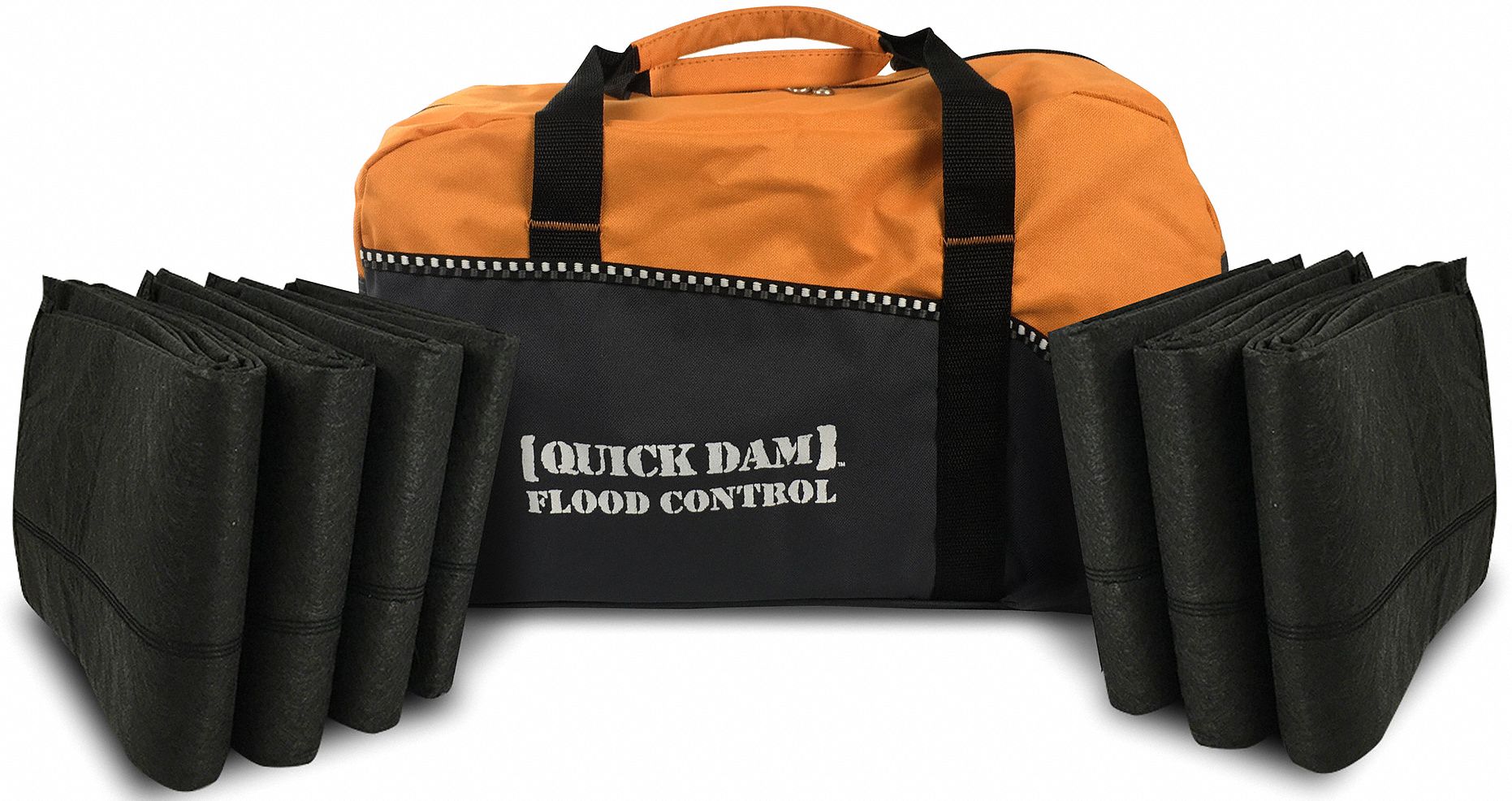 QUICK DAM, Fresh Water, 3 1/2 in Overall Ht, Flood Bag Emergency Kit ...