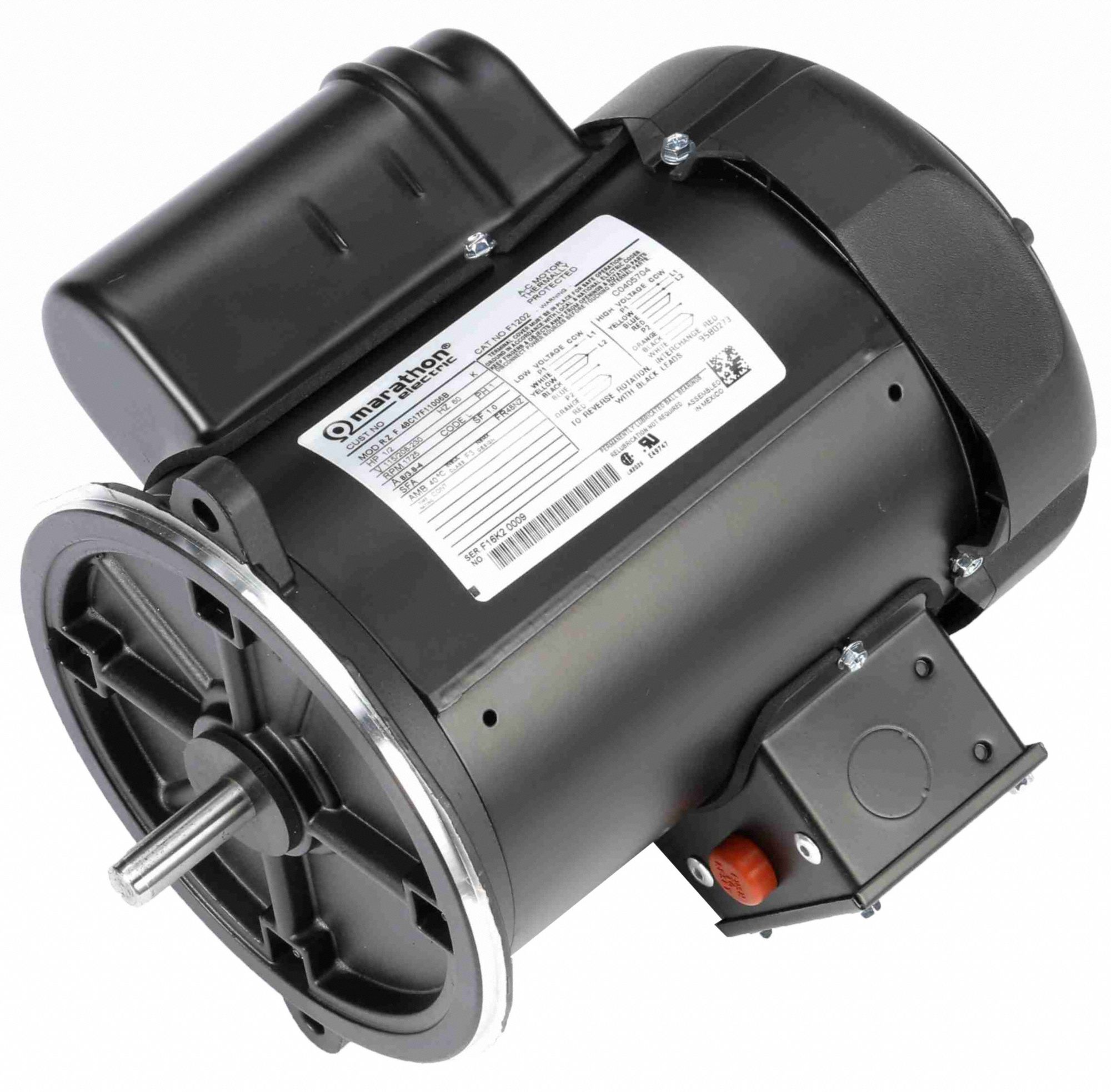 MARATHON MOTORS, 1 1/2, 1,725, Drive Motor - 60WD60|056B17F15516 - Grainger