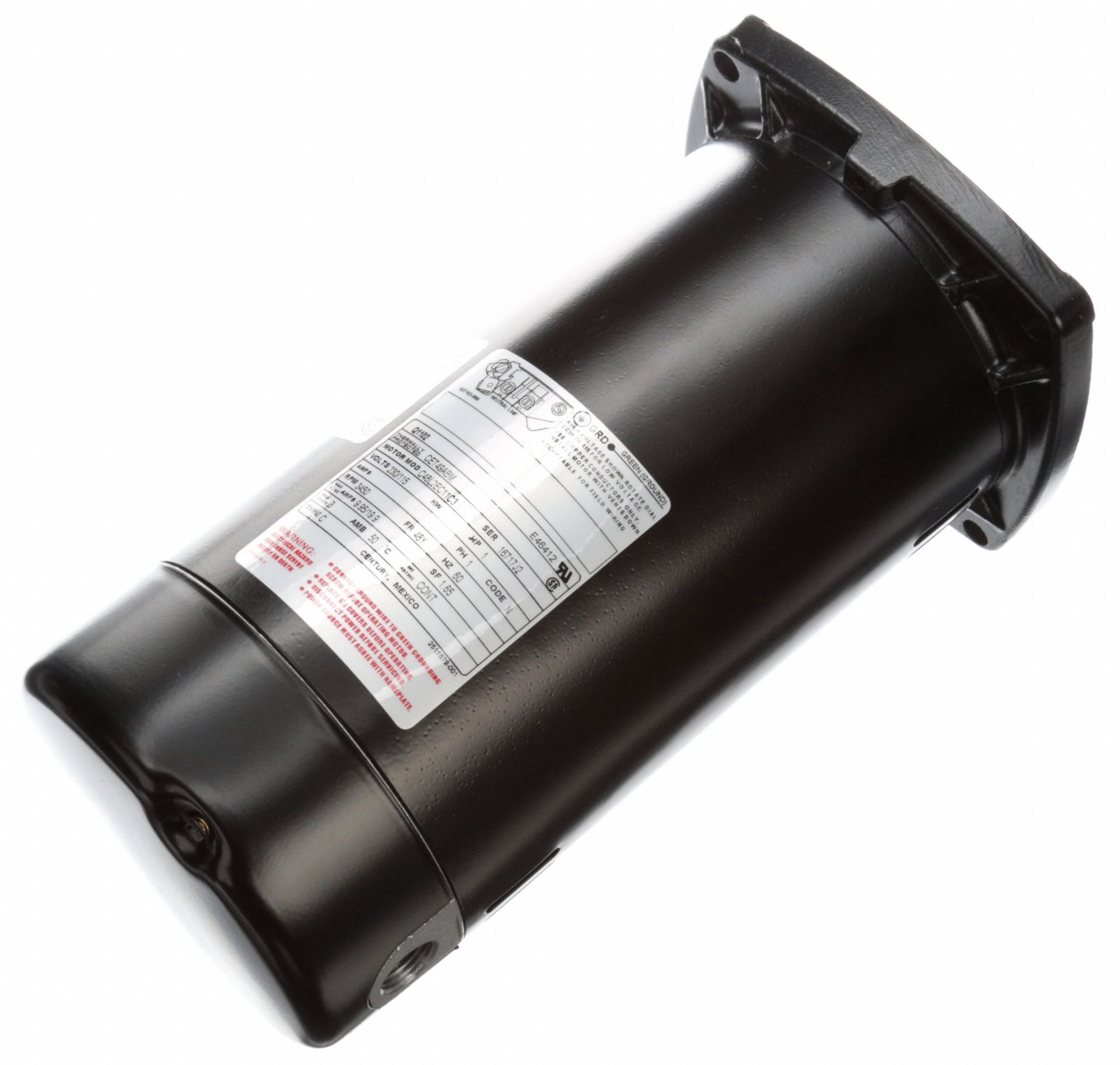 CENTURY Jet Pump Motor 1 HP 3 450 Nameplate RPM 115 230V AC 48Y