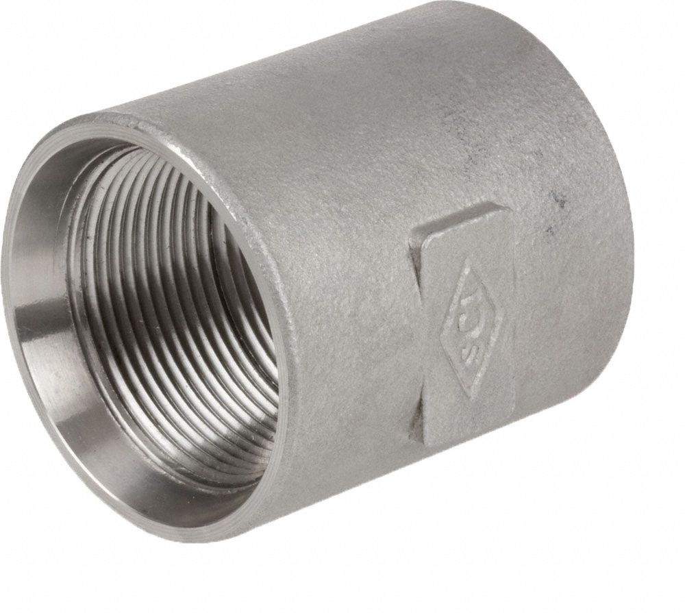 304 Stainless Steel, 1 1/2 in x 1 1/2 in Fitting Pipe Size, Drop ...