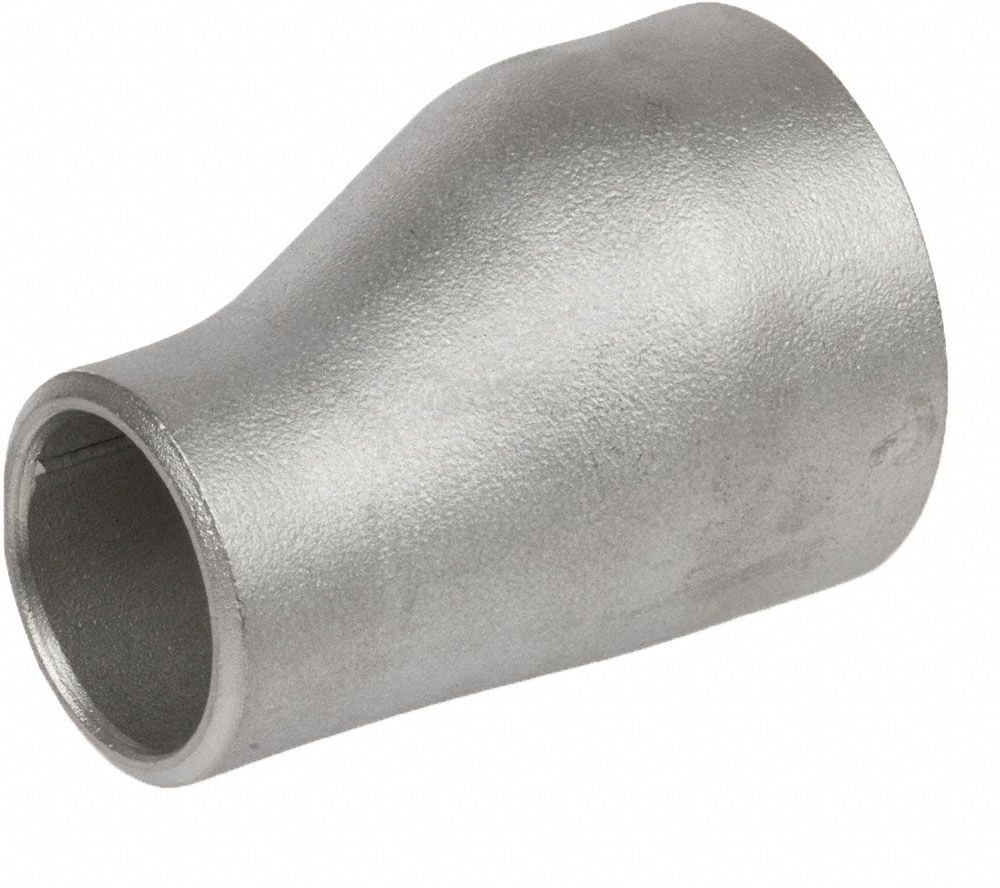 304 Stainless Steel, 2 in x 3 in Fitting Pipe Size, Eccentric Reducer ...