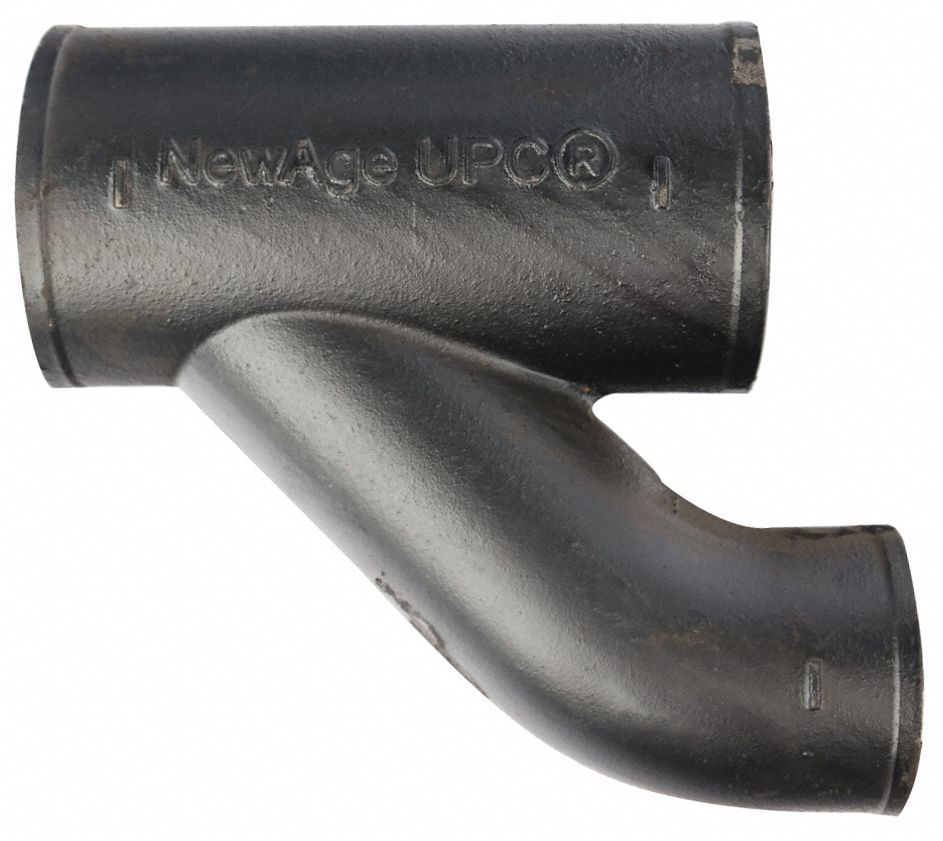 Cast Iron, 8 in x 8 in x 6 in x 6 in Fitting Pipe Size, Reducing Wye ...