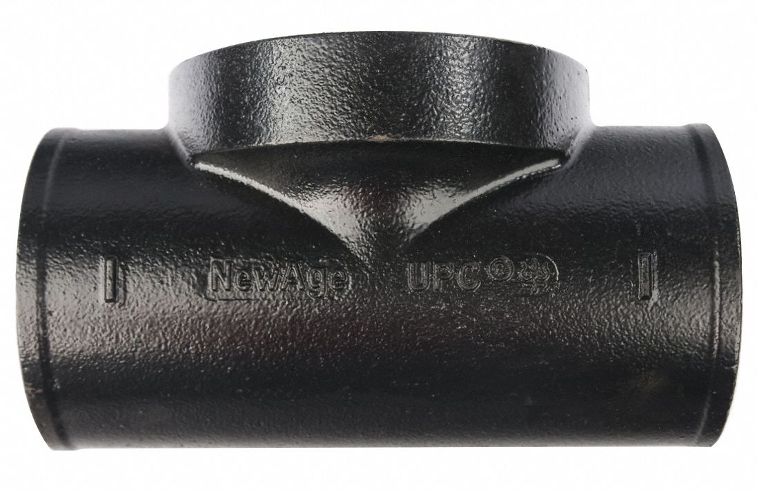 Cast Iron, 3 in x 3 in x 3 in Fitting Pipe Size, Test Tee - 60WX60 ...