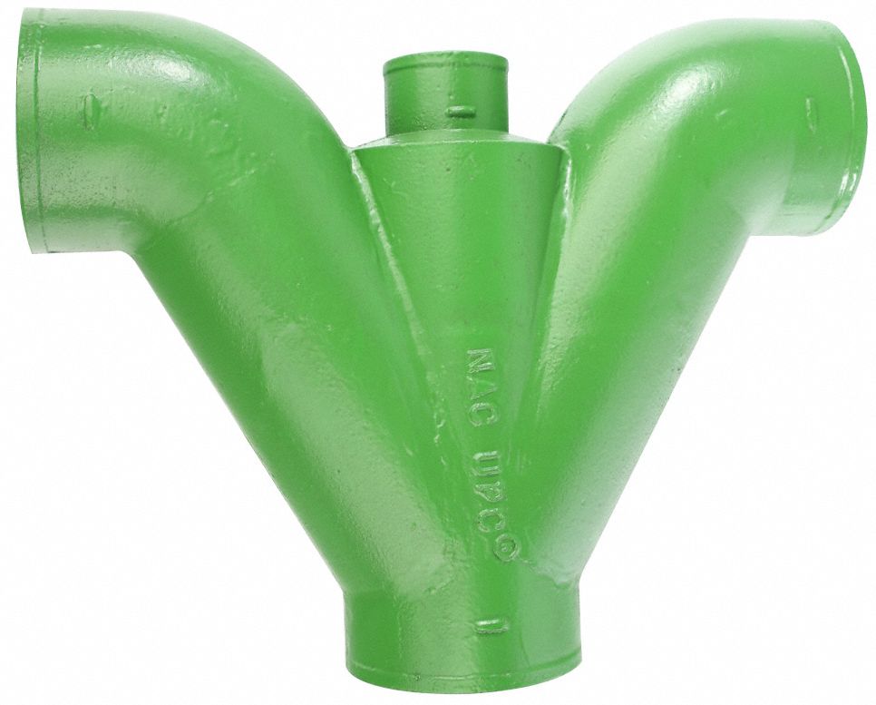 Cast Iron, 2 in x 2 in x 2 in x 2 in Fitting Pipe Size, Figure Five ...