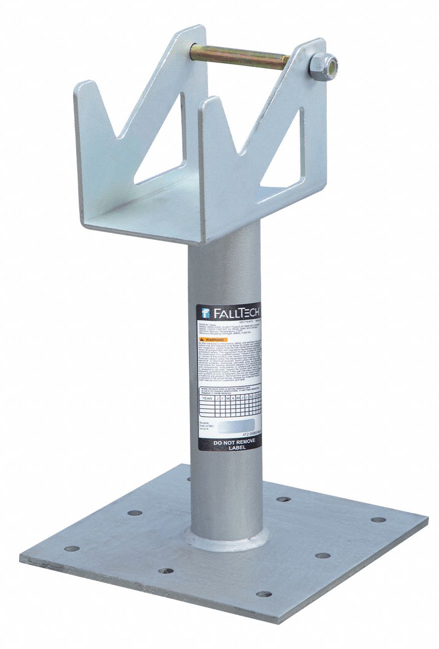 FALLTECH, 12 in x 12 in, 12 in Ht, CB Anchor - 60XG36|78012CSSC - Grainger