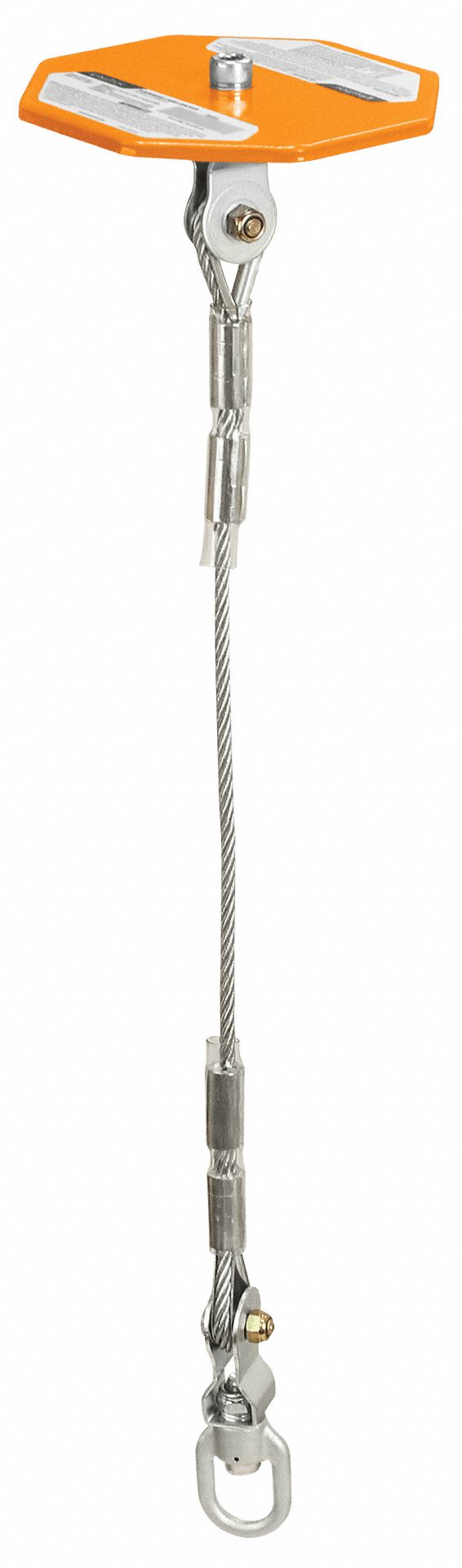 FALLTECH, Swivel D-Ring, Steel, Drop Thru Anchor - 60XG51|74946 - Grainger