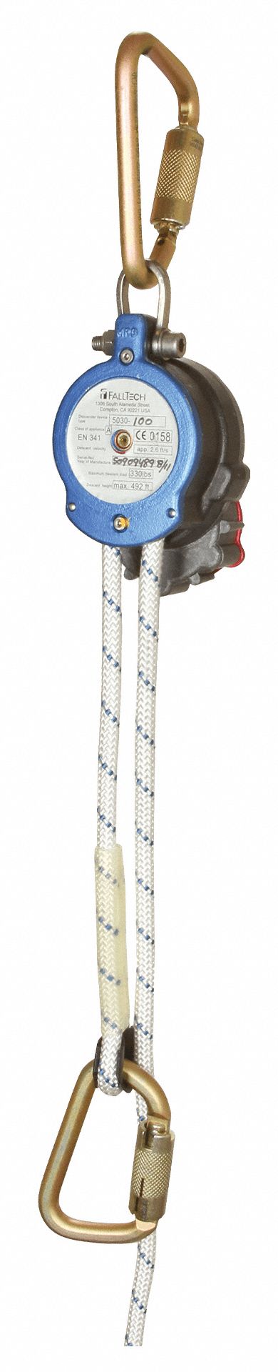 FALLTECH, Lower, Carabiner, Decent Control - 60XH35|5030 - Grainger